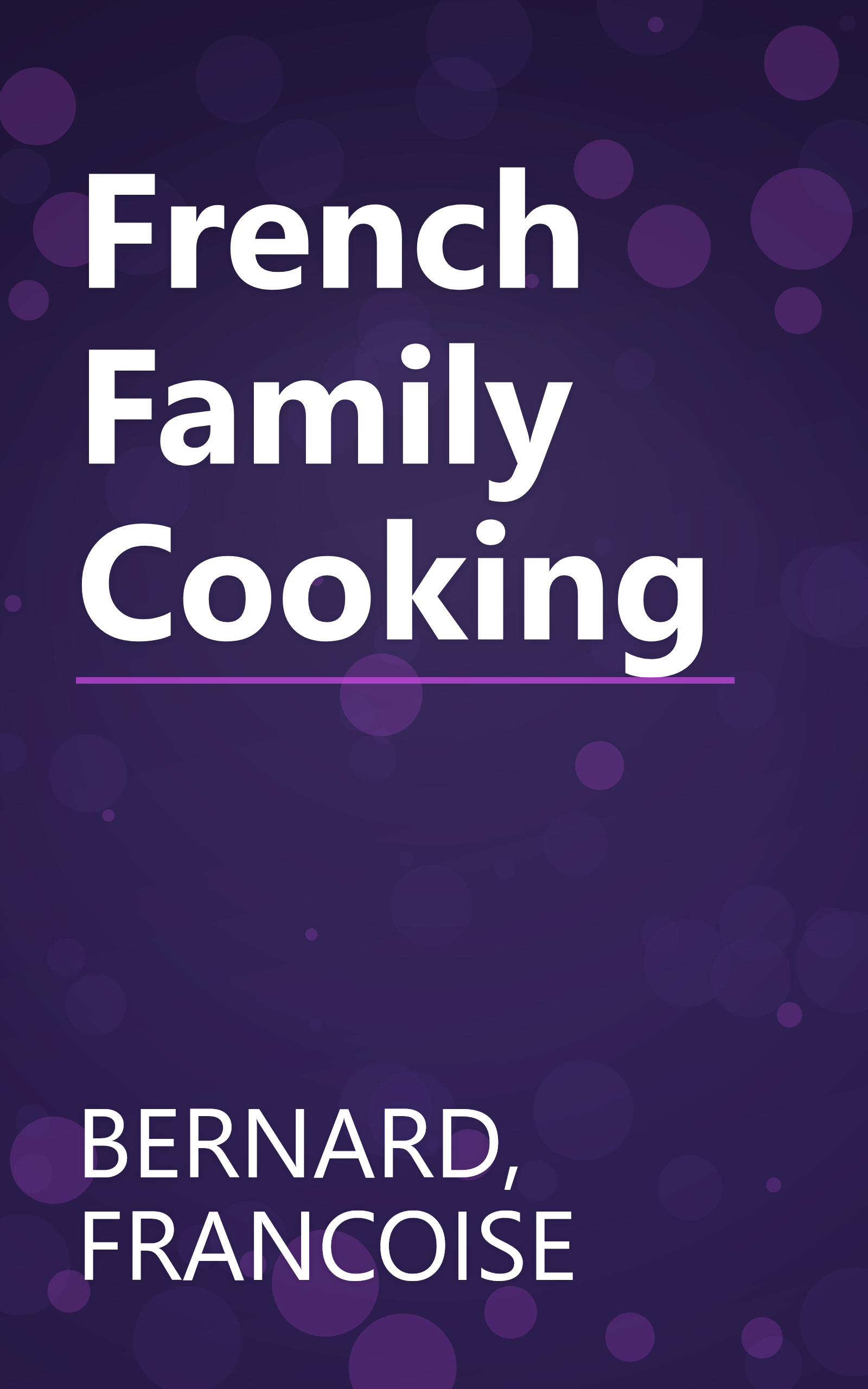French Family Cooking book cover