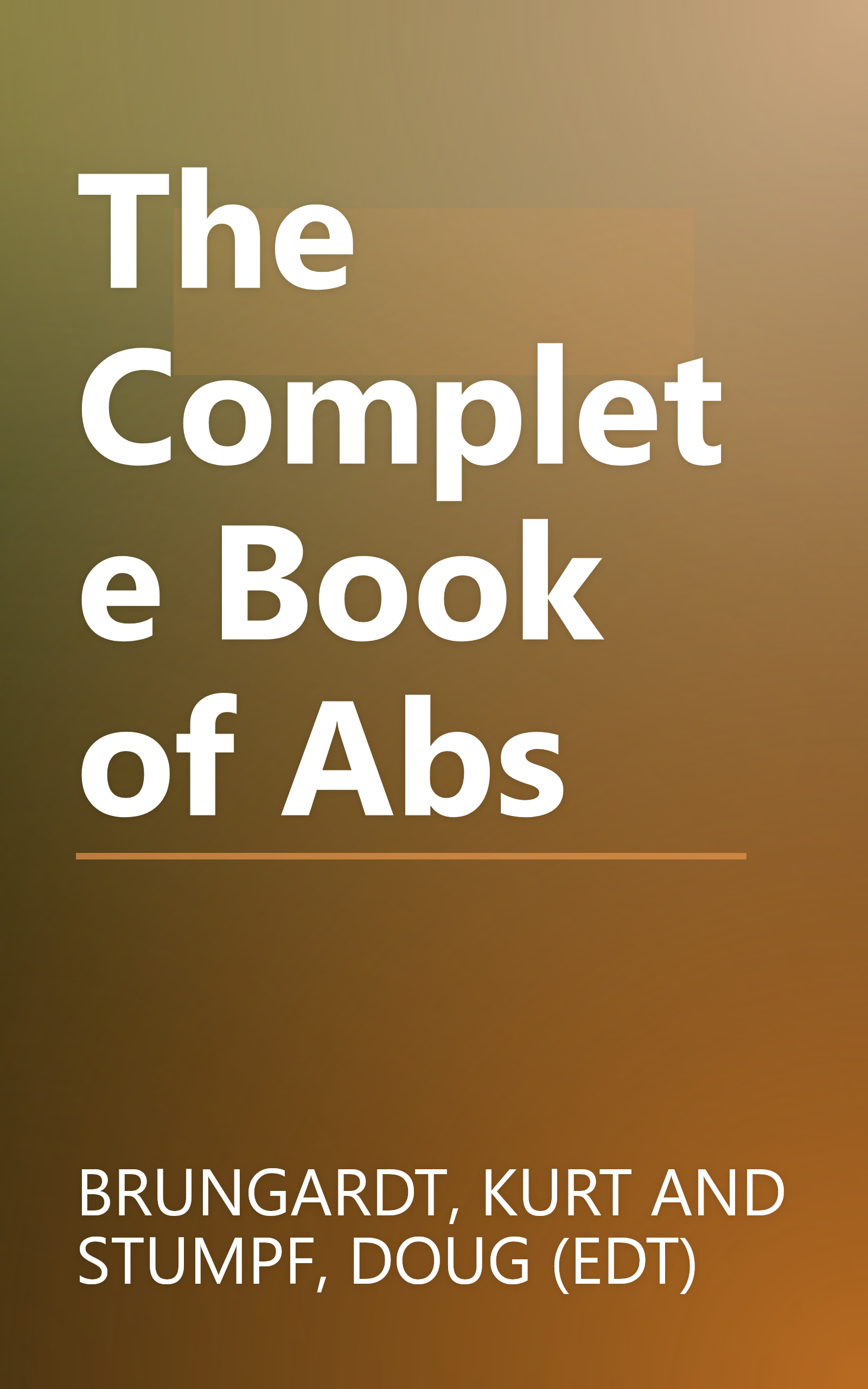 The Complete Book of Abs book cover