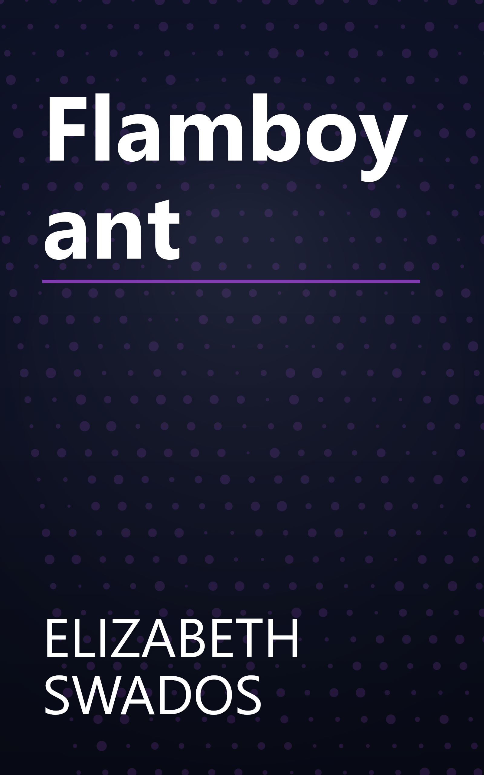 Flamboyant book cover