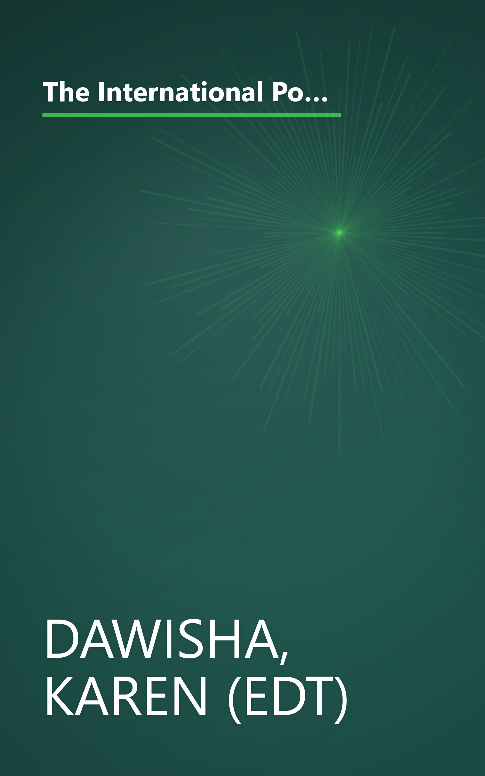The International Politics of Eurasia: v. 10: The International Dimension of Post-communist Transitions in Russia and the New States of Eurasia book cover