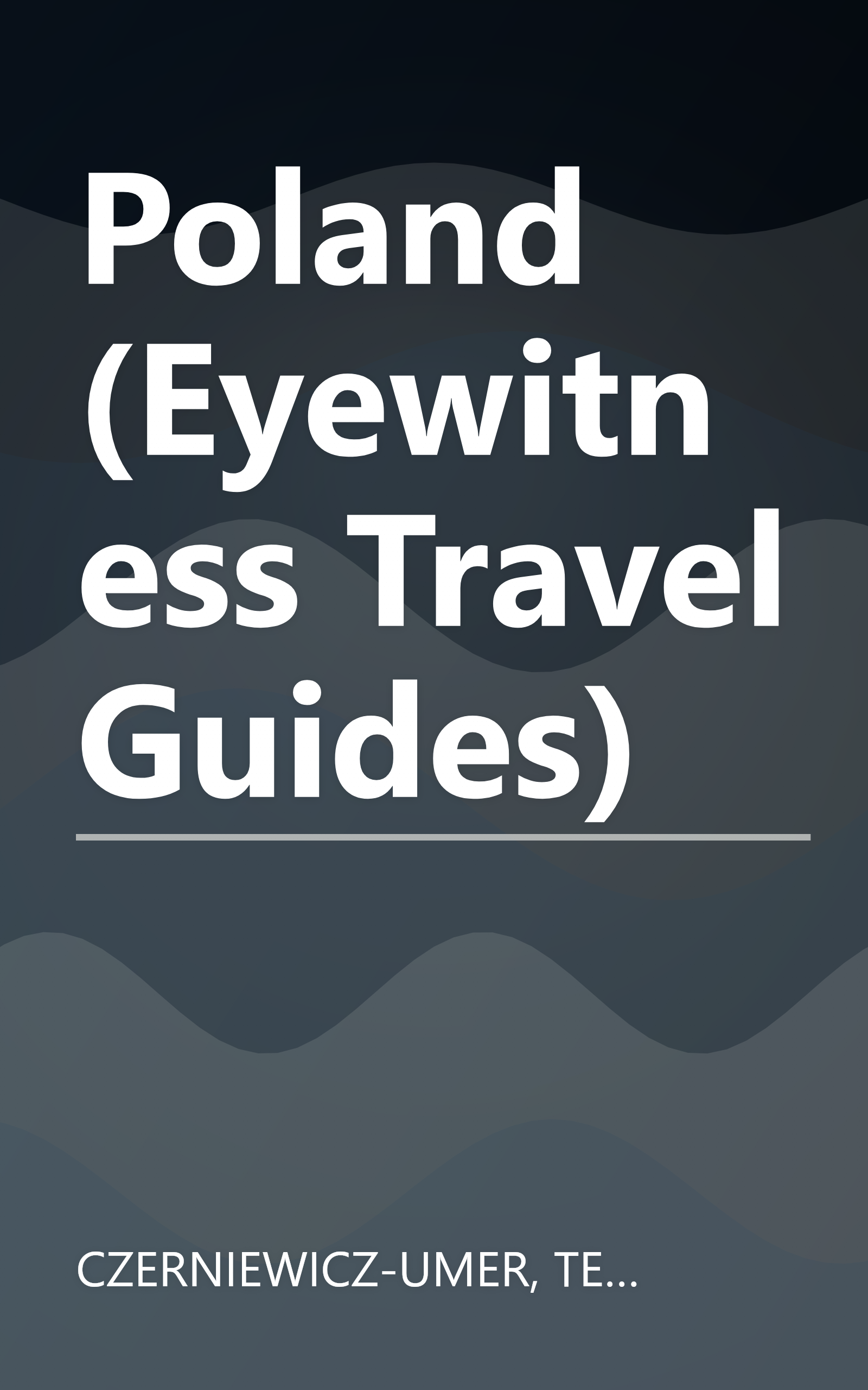 Poland (Eyewitness Travel Guides) book cover