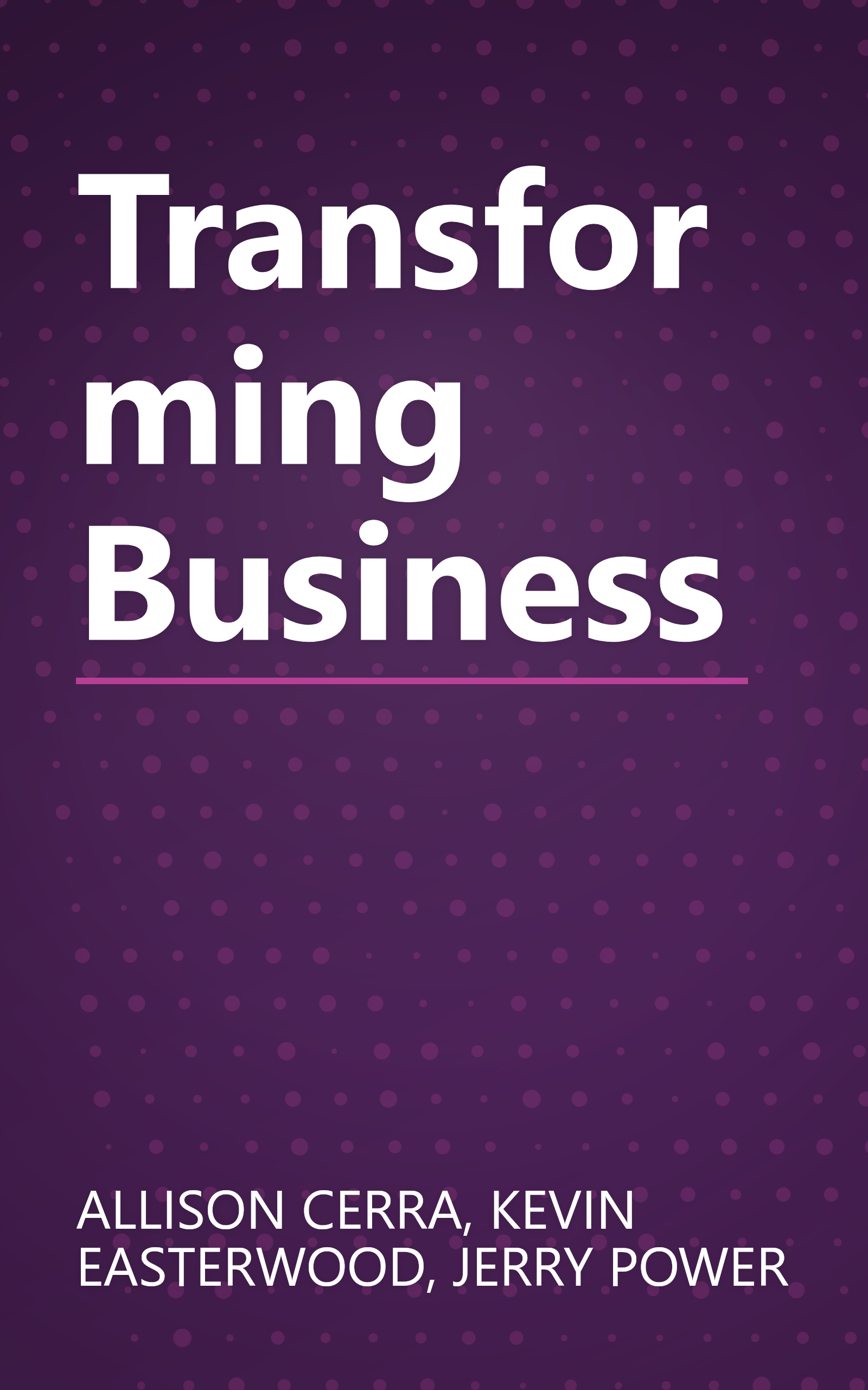 Transforming Business book cover