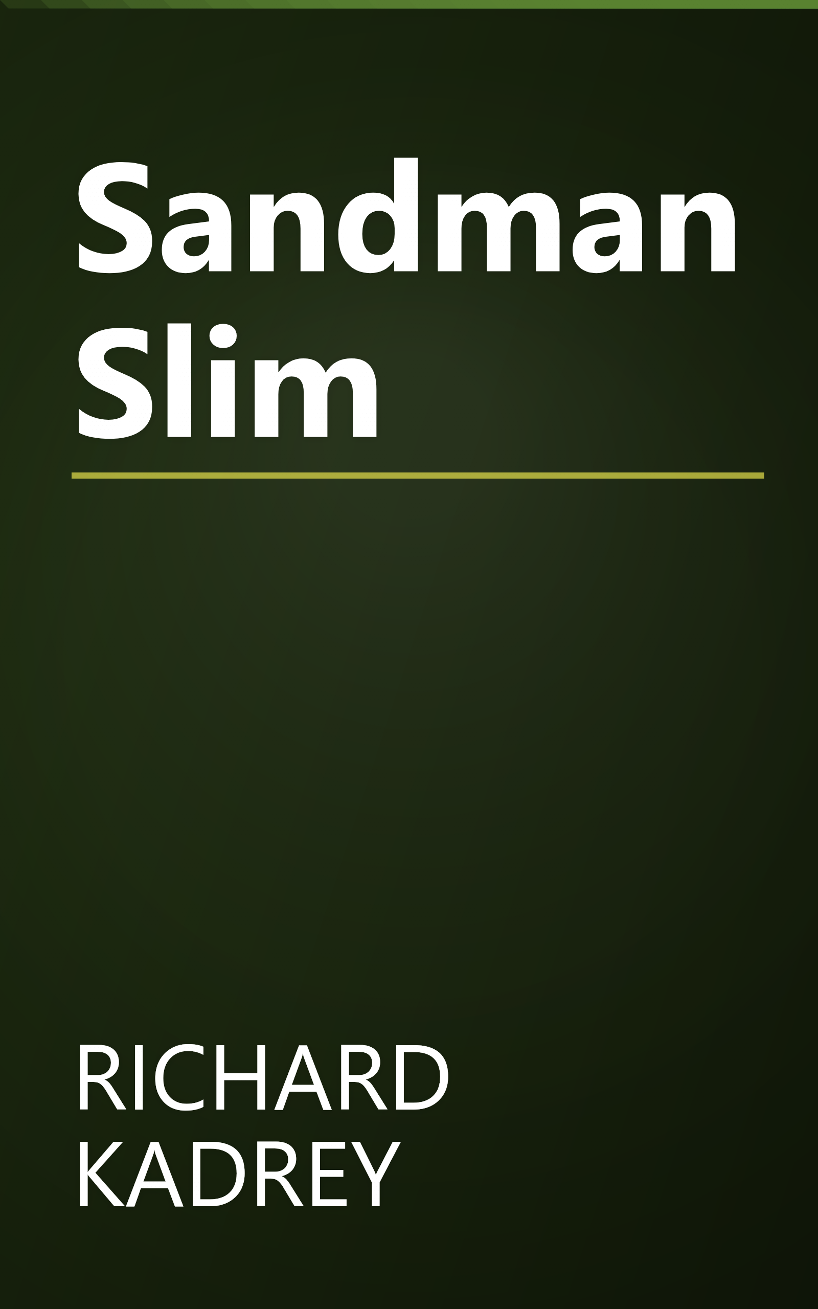 Sandman Slim book cover