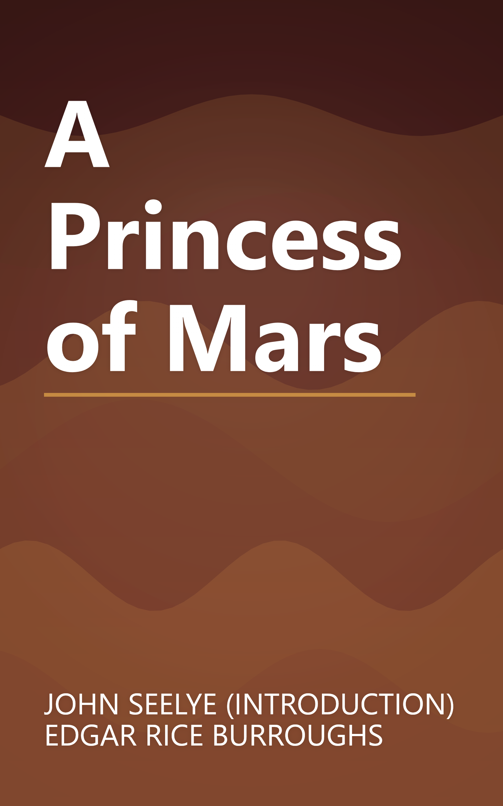 A Princess of Mars book cover
