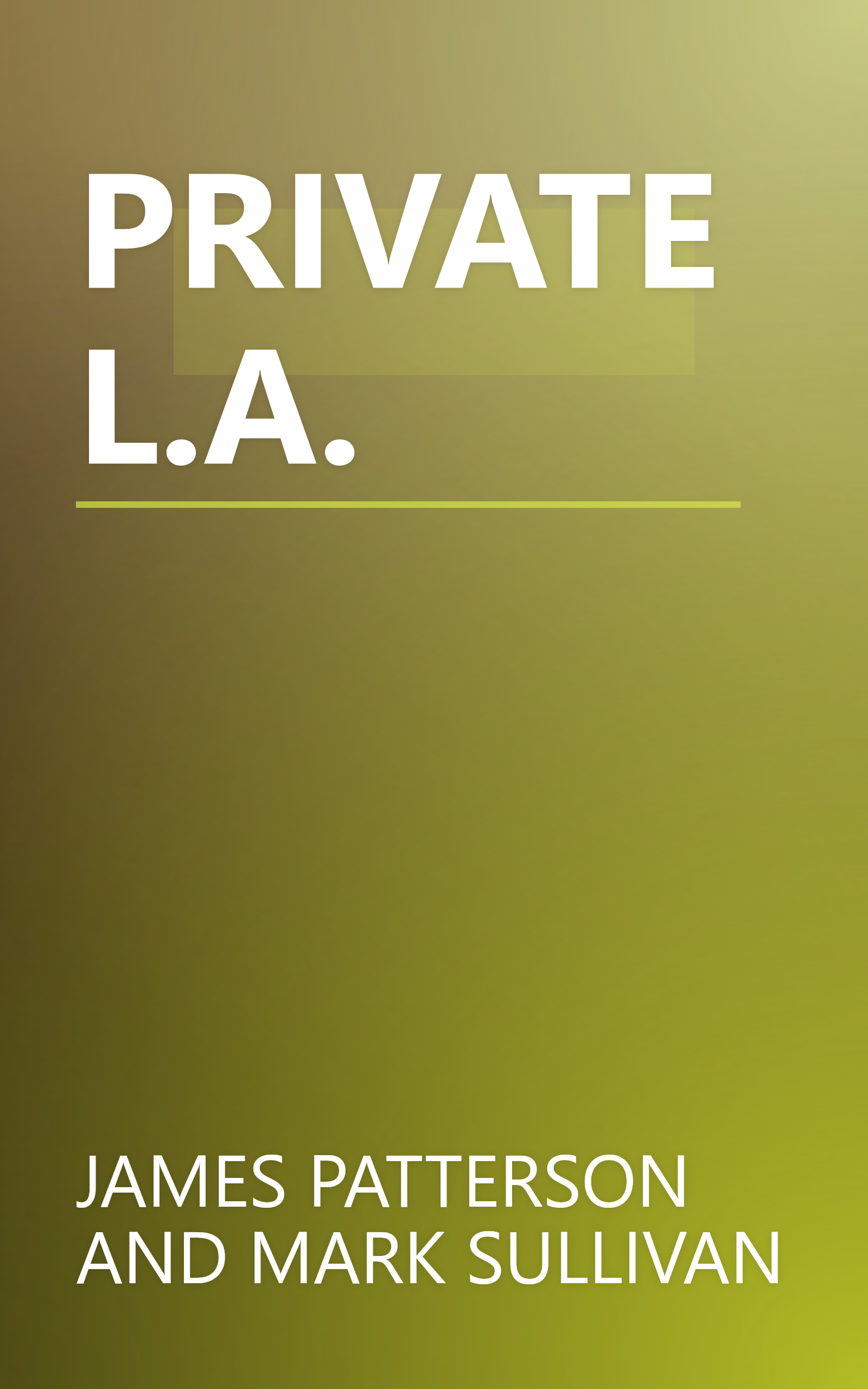 PRIVATE L.A. book cover