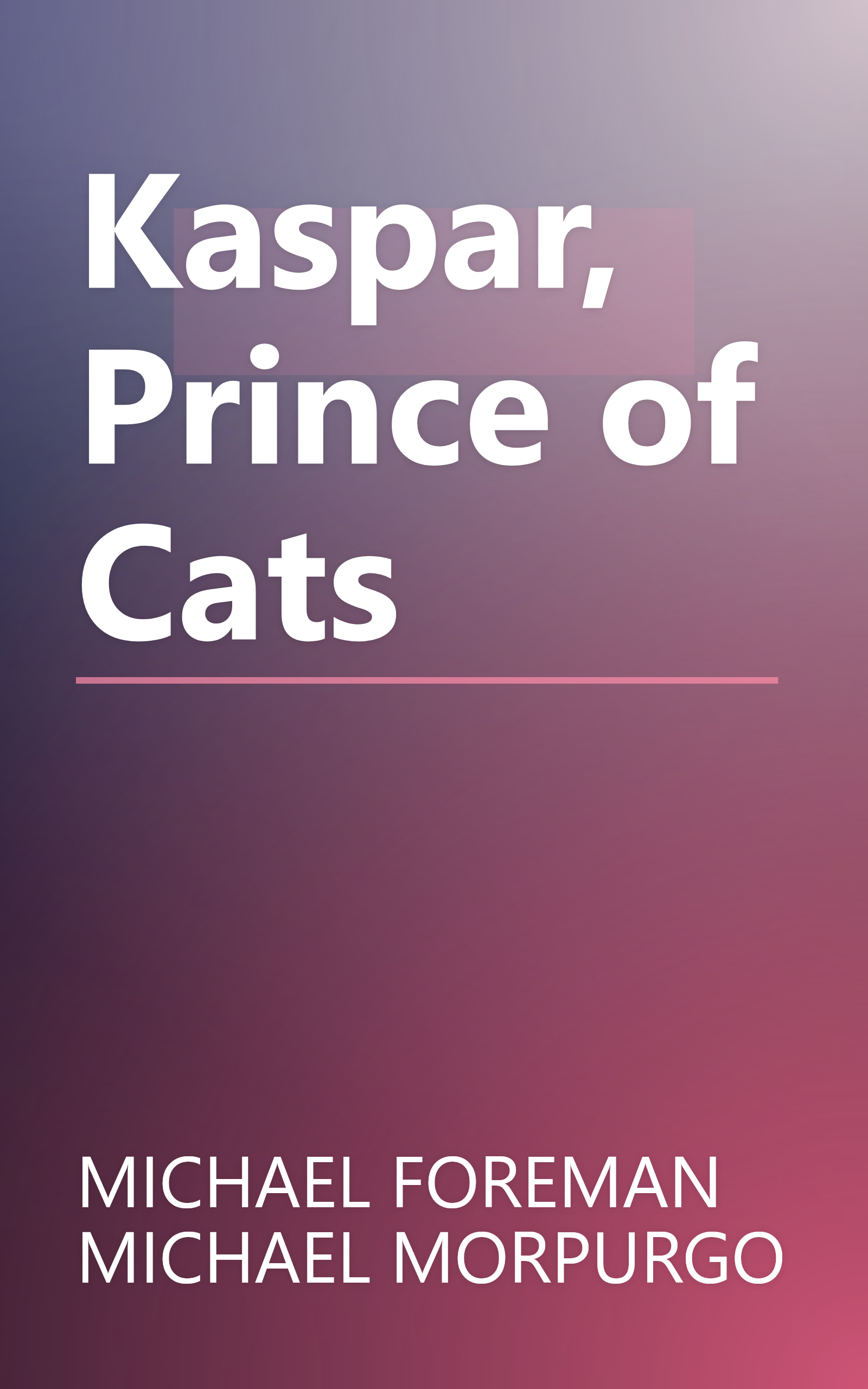 Kaspar, Prince of Cats book cover