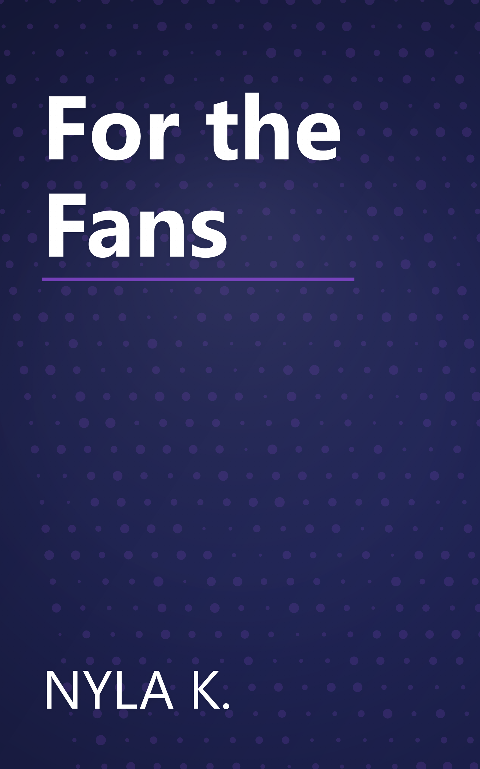 For the Fans book cover