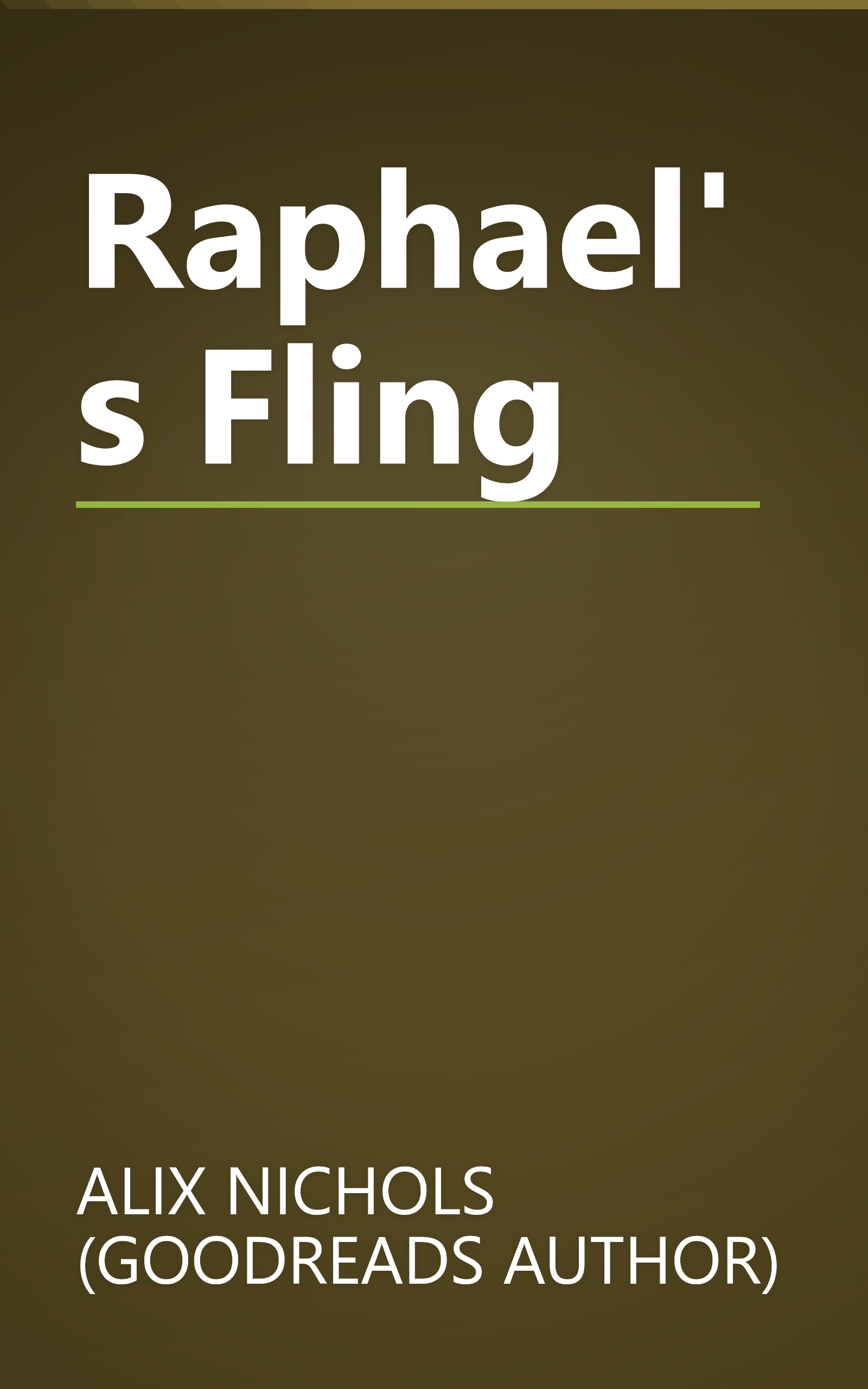 Raphael's Fling book cover