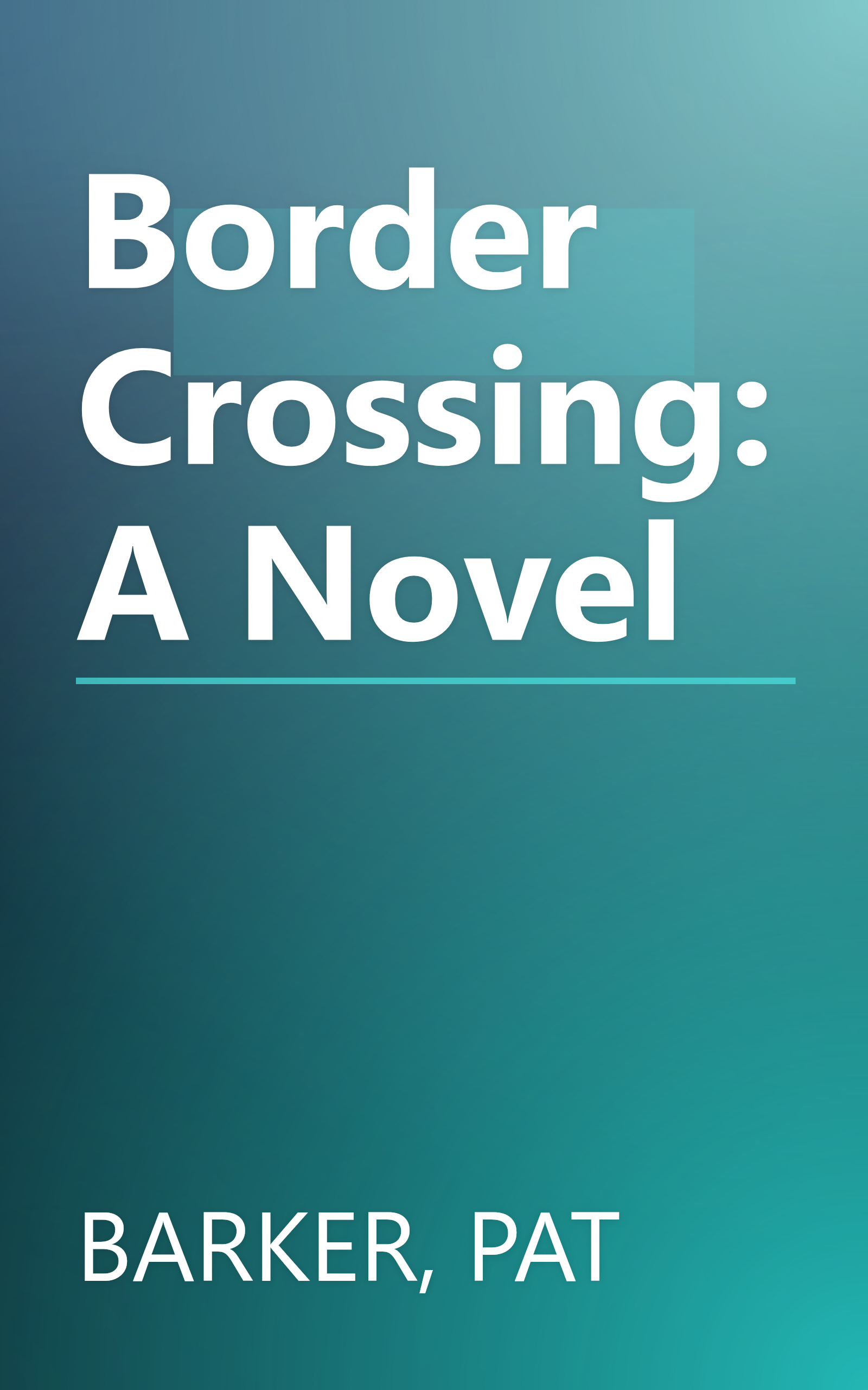 Border Crossing: A Novel book cover