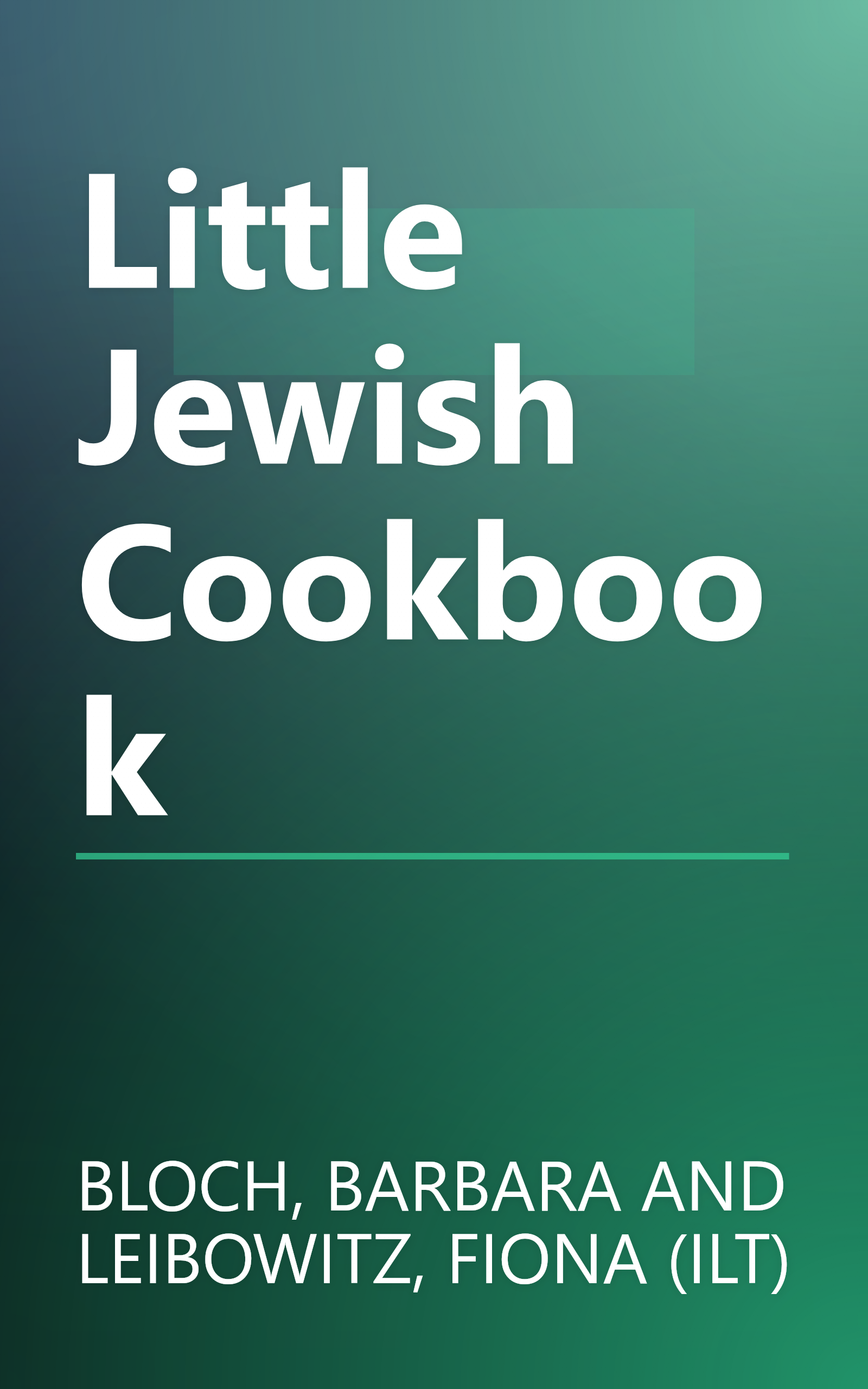 Little Jewish Cookbook book cover