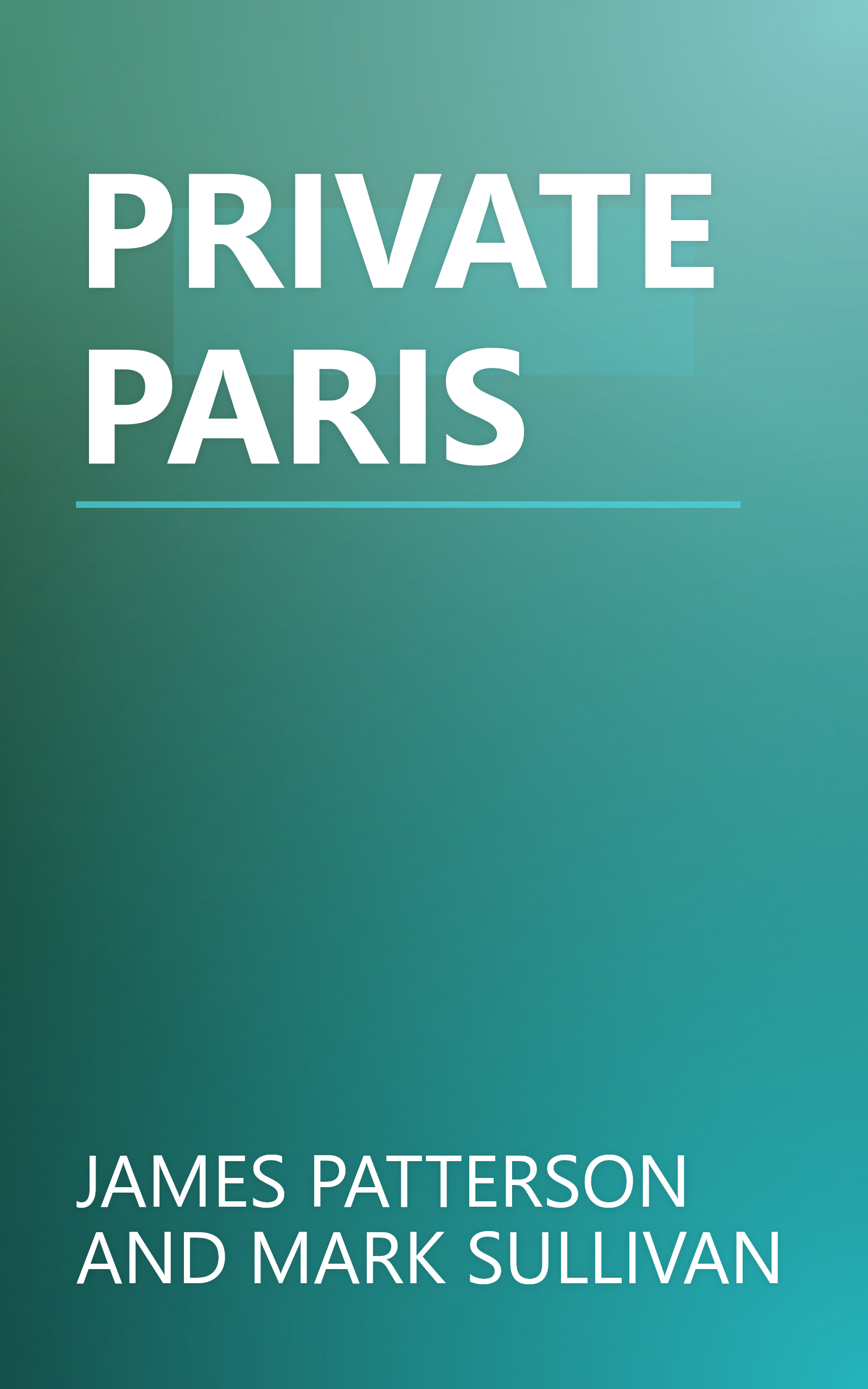 PRIVATE PARIS book cover
