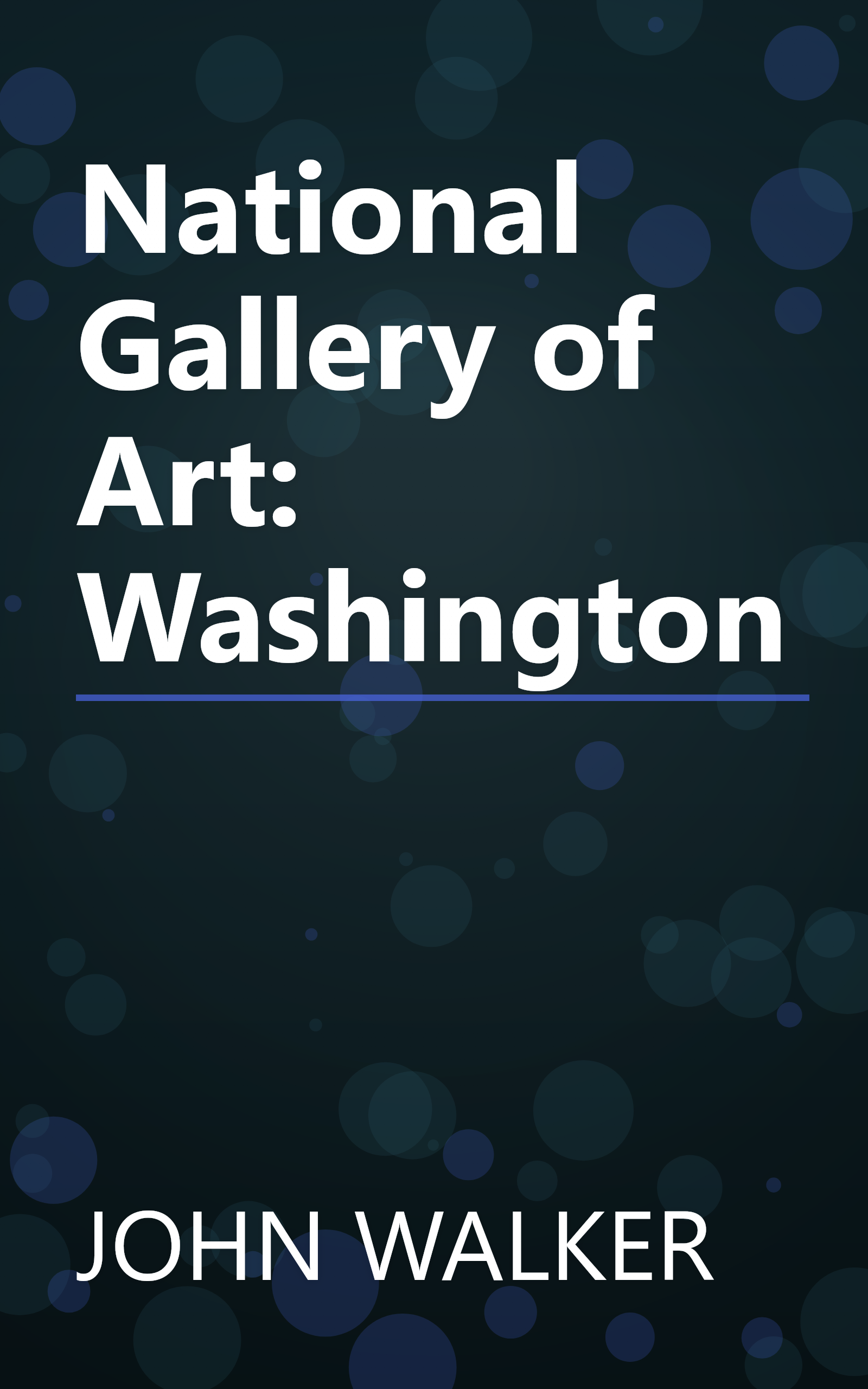 National Gallery of Art: Washington book cover