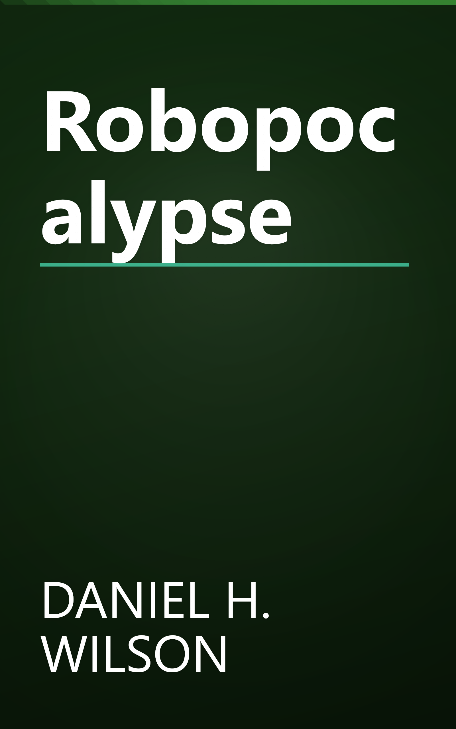 Robopocalypse book cover
