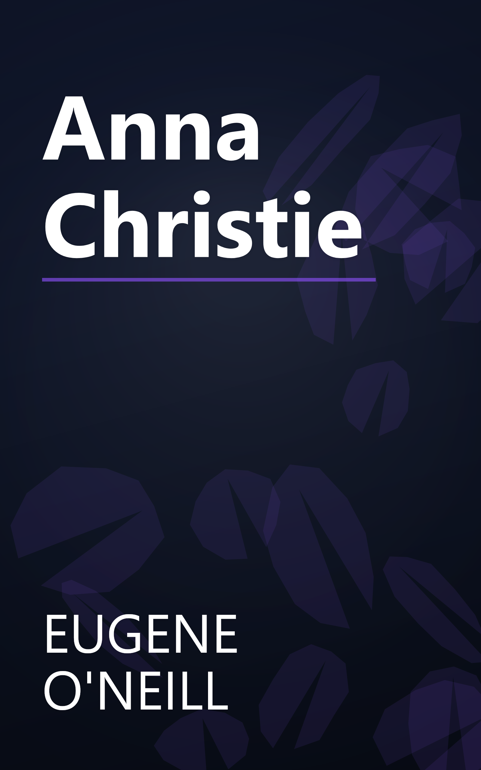 Anna Christie book cover