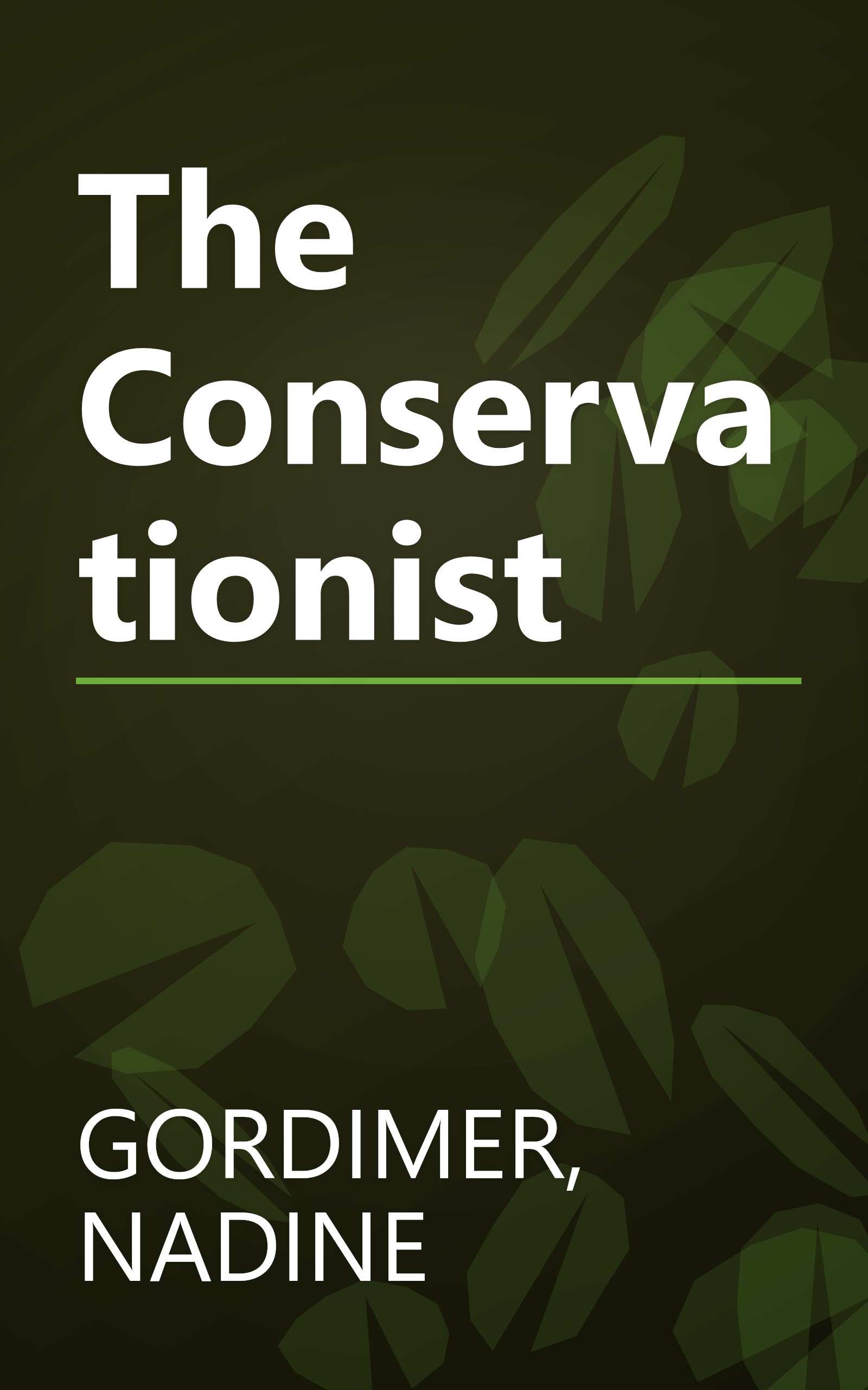 The Conservationist book cover