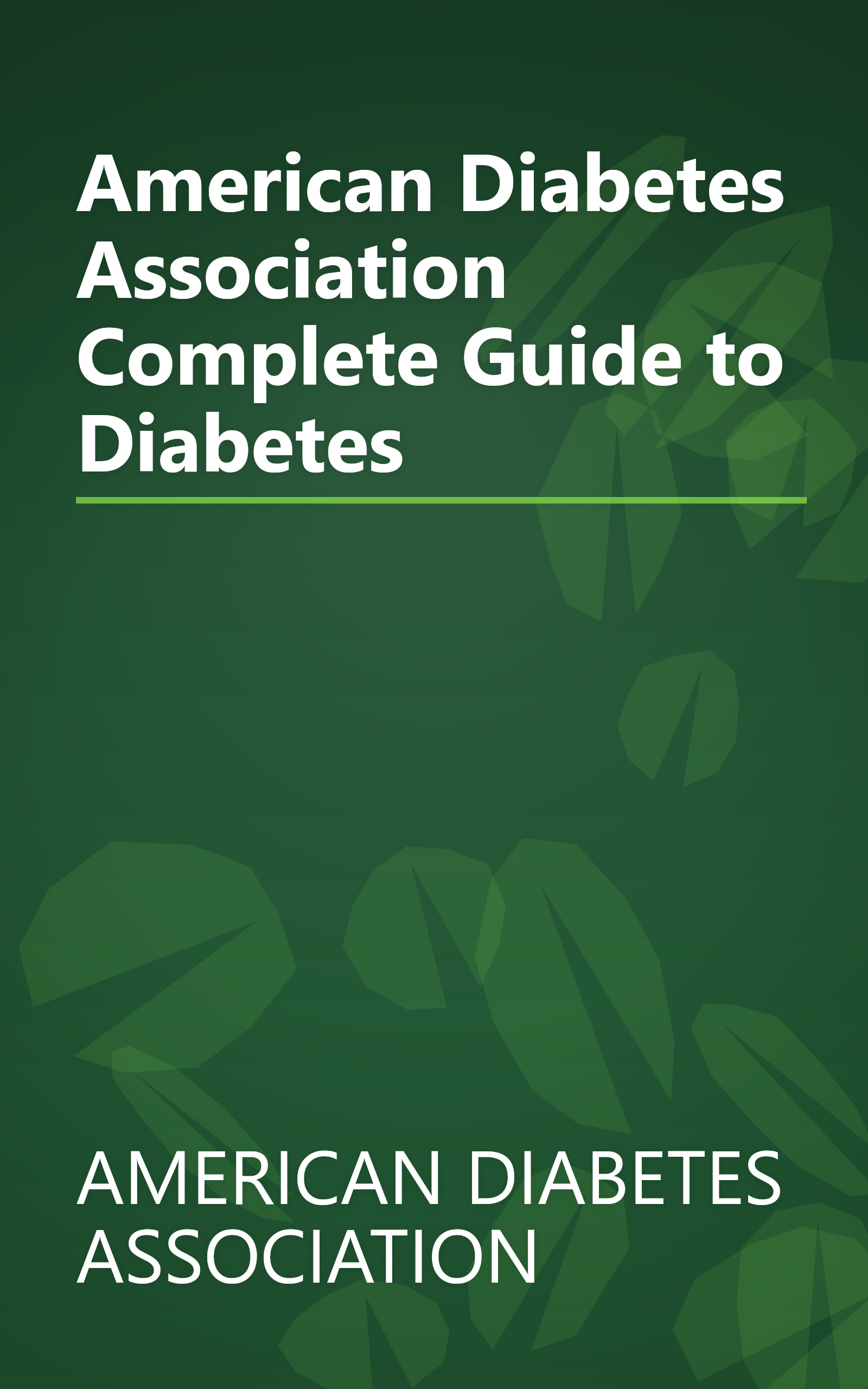 American Diabetes Association Complete Guide to Diabetes book cover