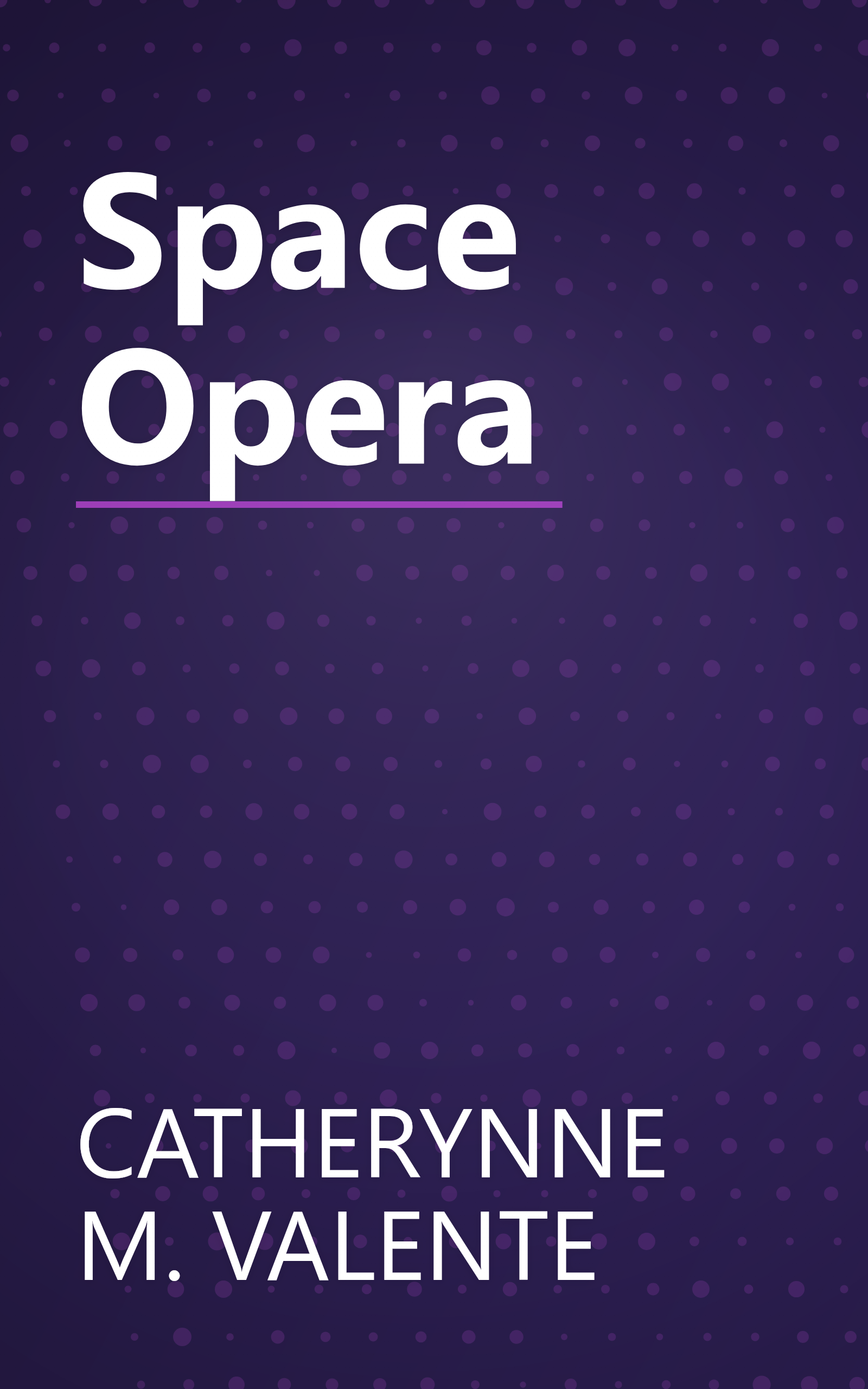 Space Opera book cover