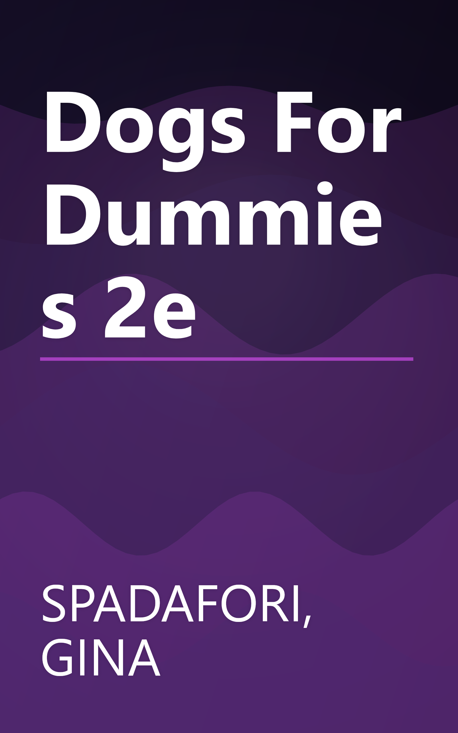 Dogs For Dummies 2e book cover