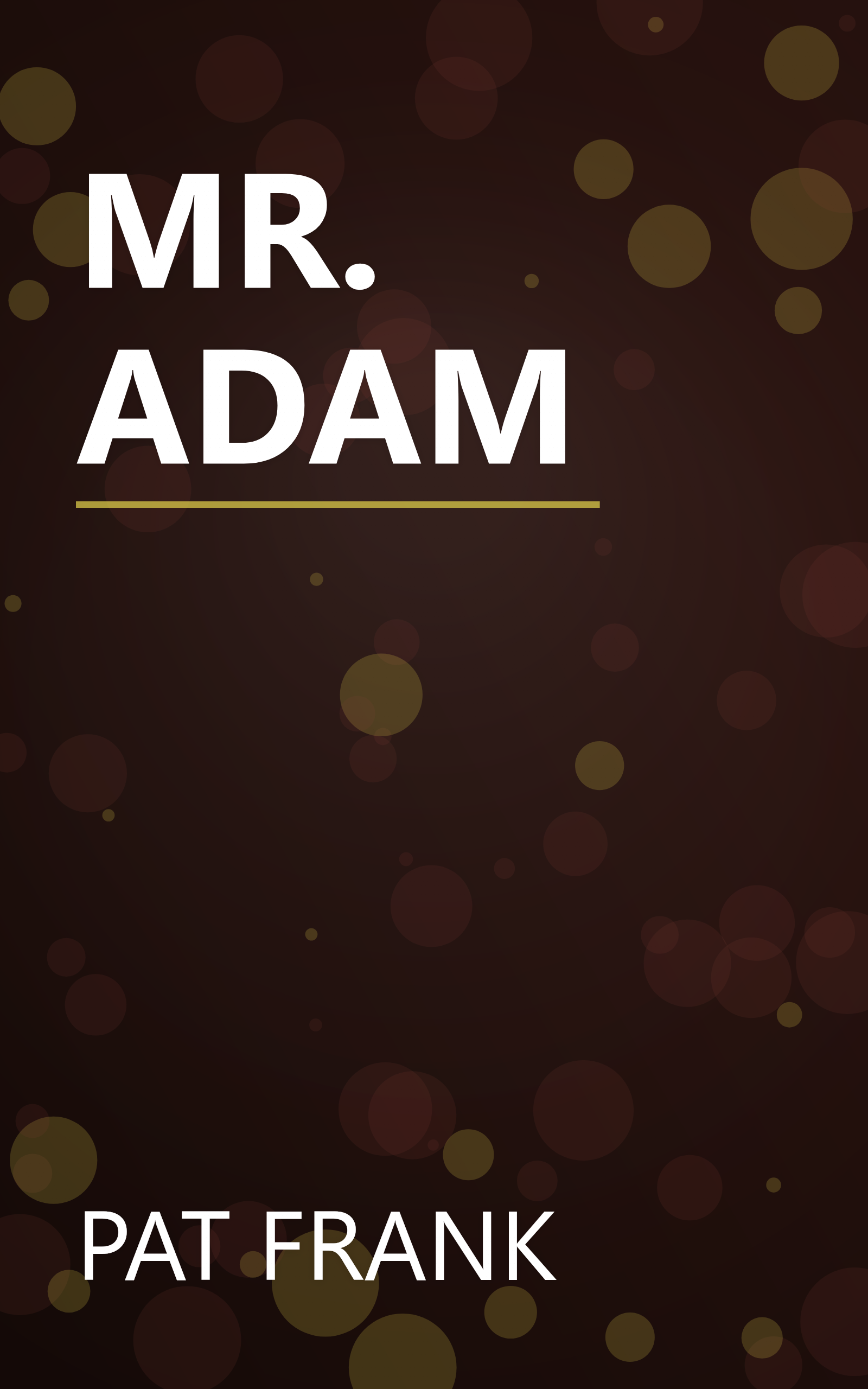 MR. ADAM book cover