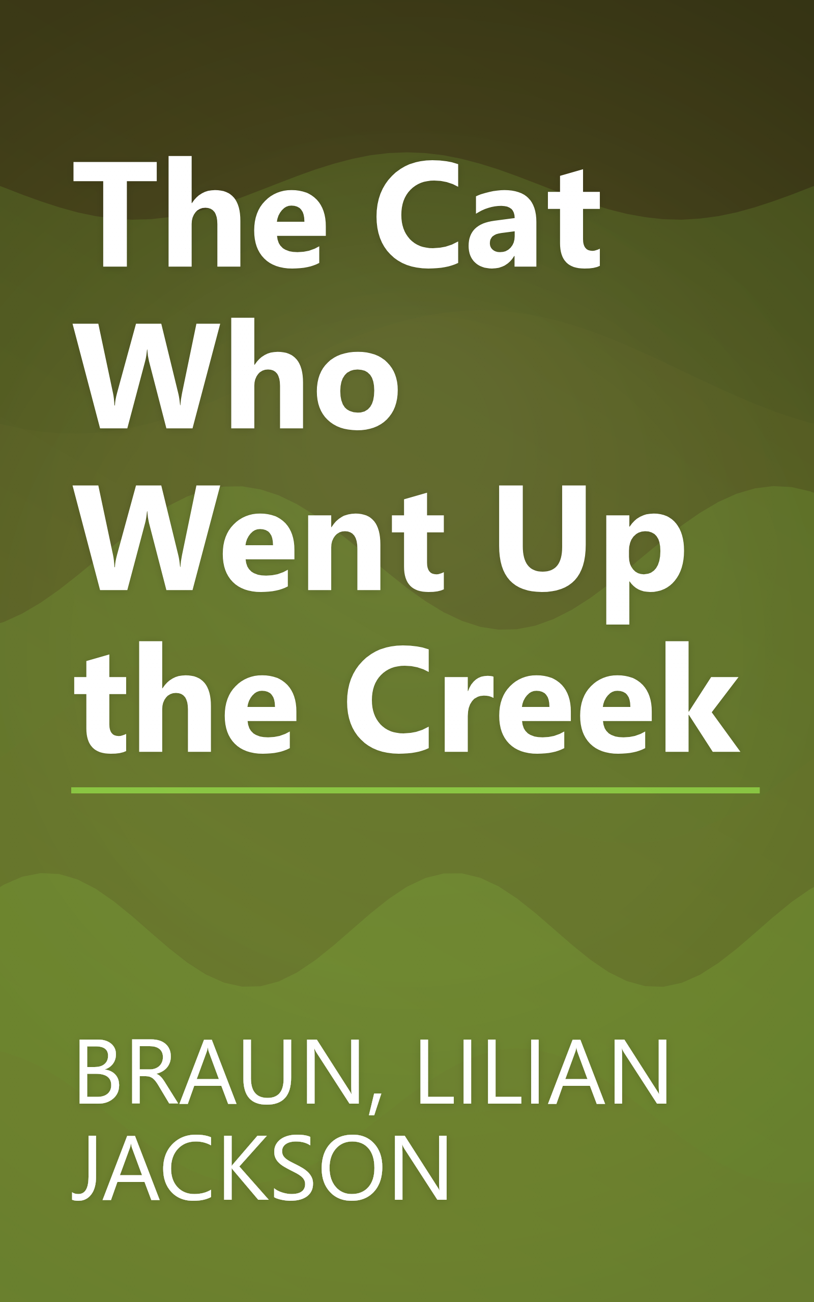 The Cat Who Went Up the Creek book cover