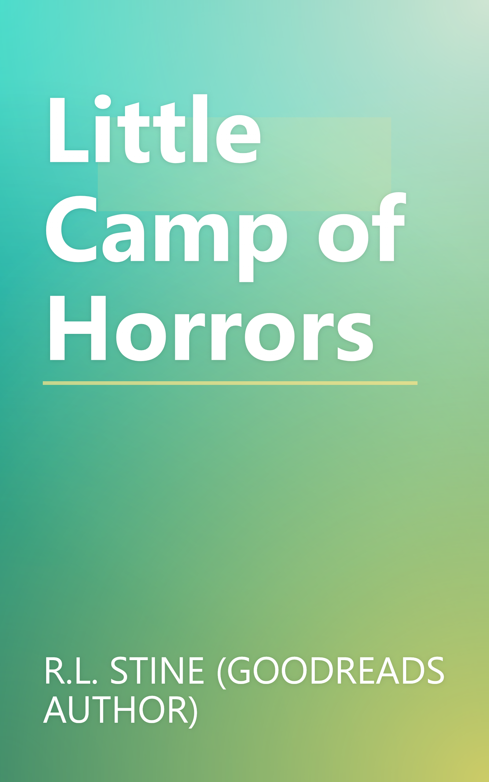 Little Camp of Horrors book cover