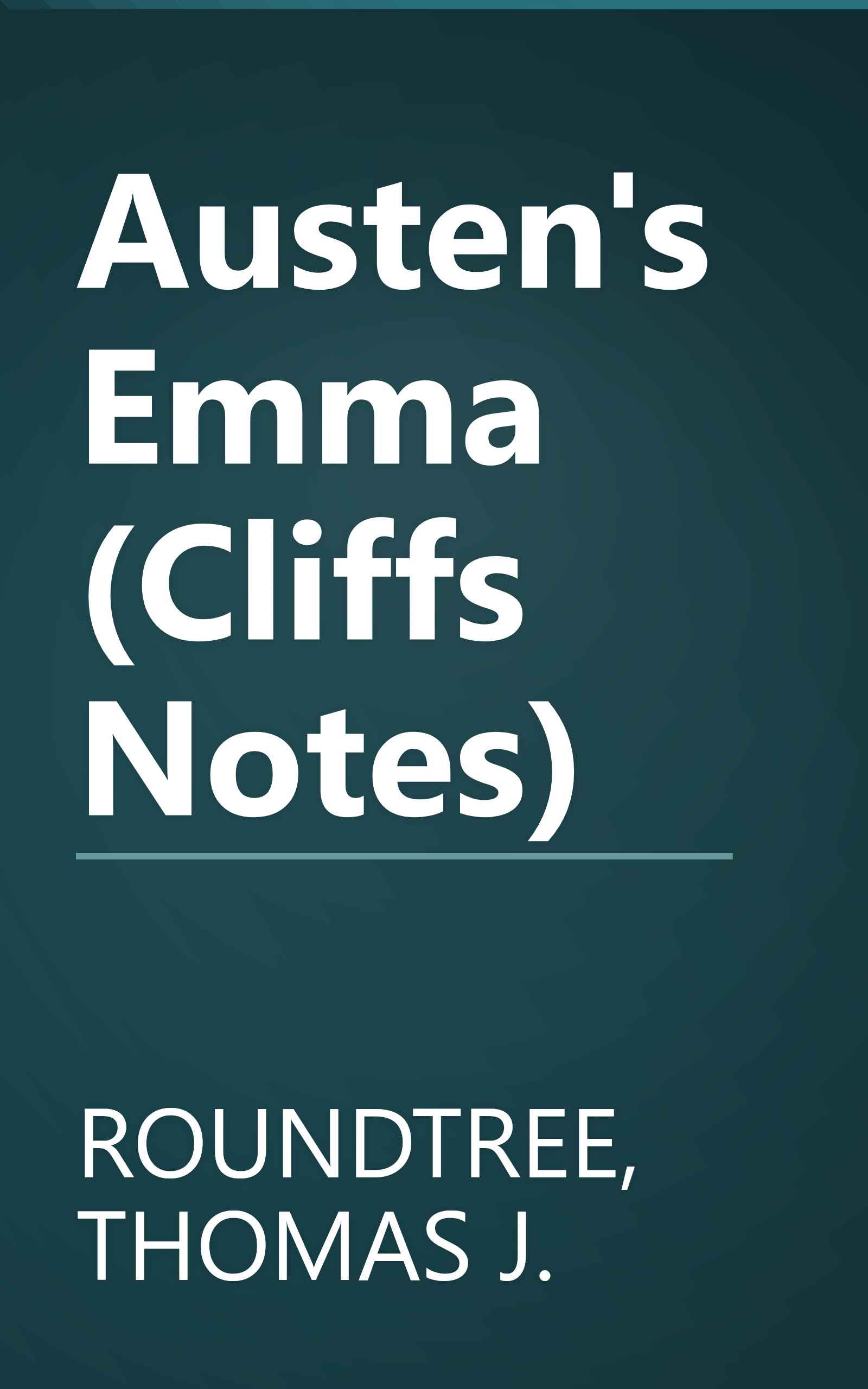 Austen's Emma (Cliffs Notes) book cover