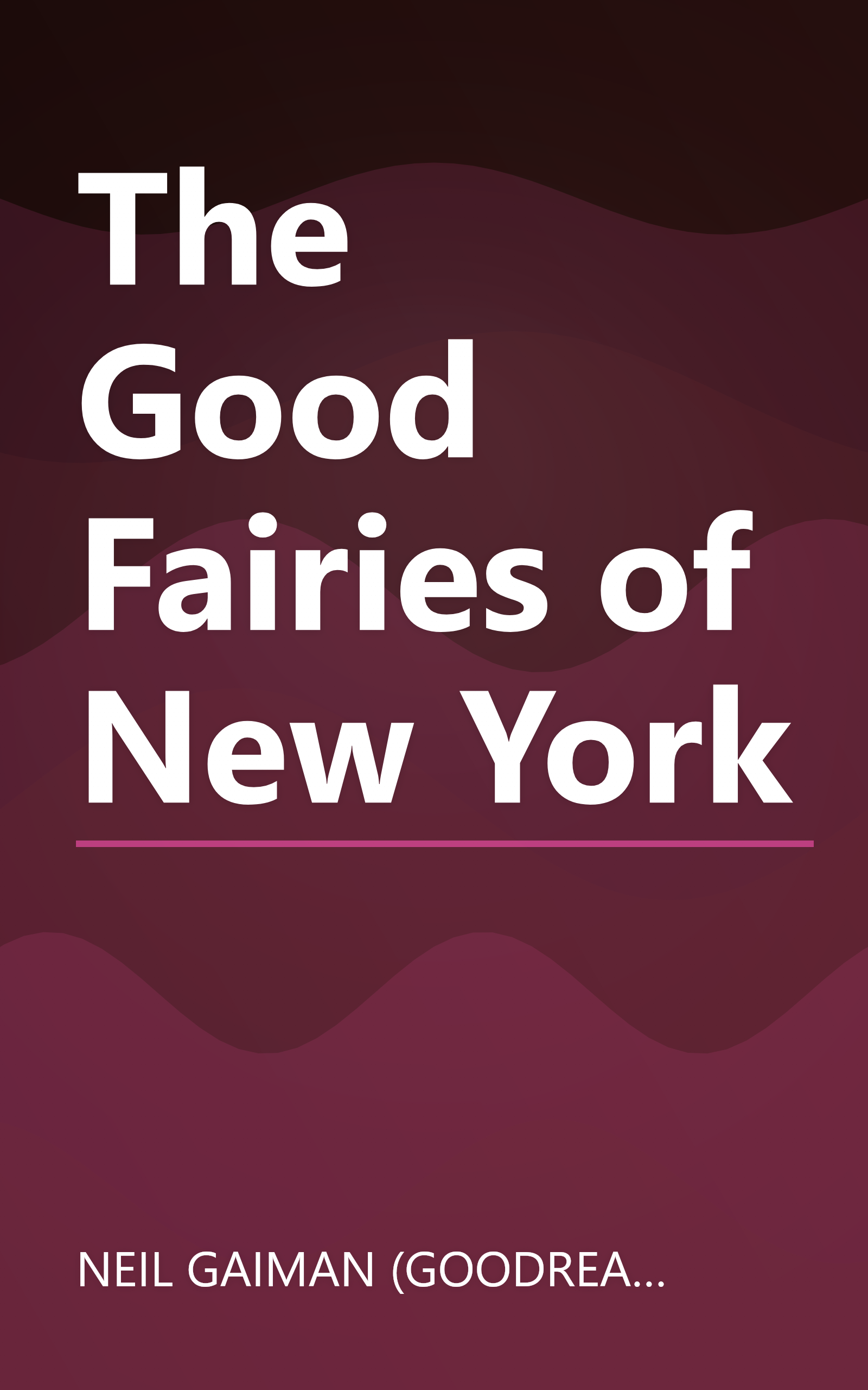 The Good Fairies of New York book cover