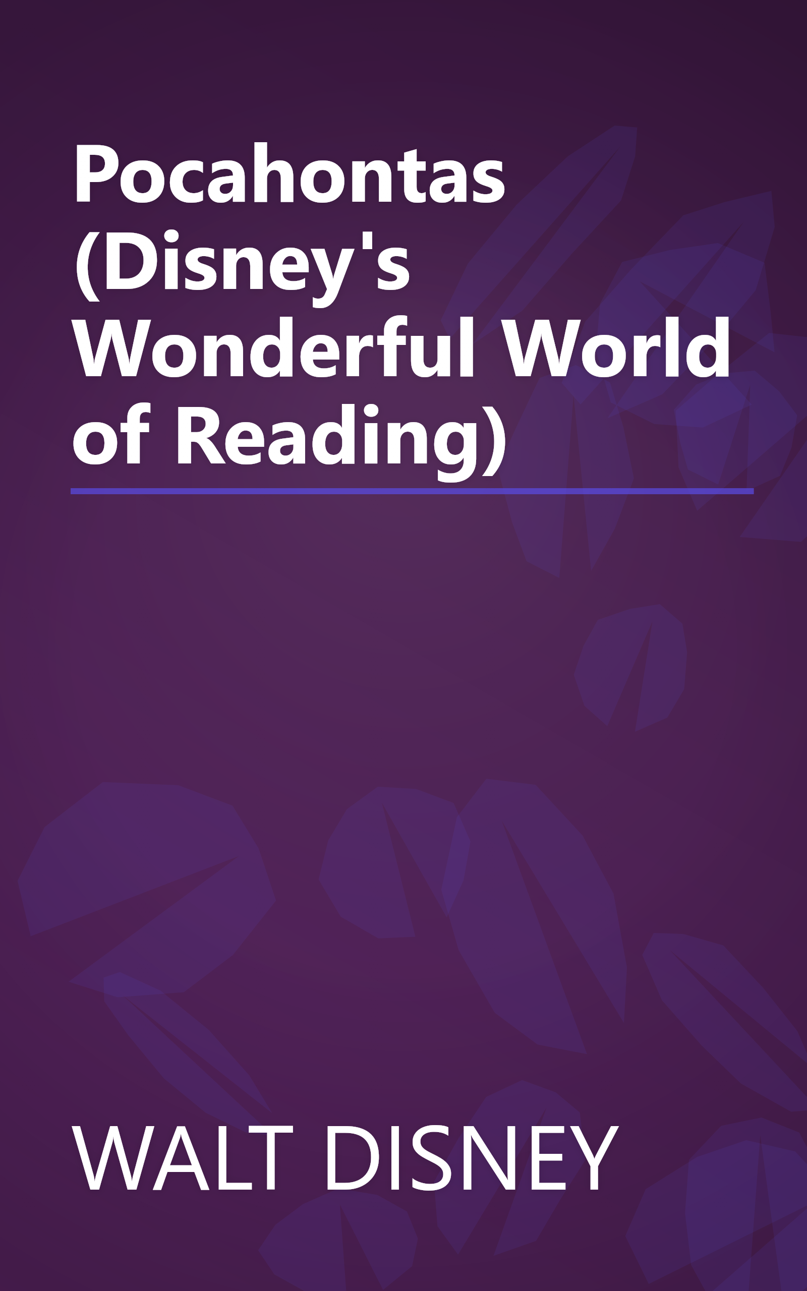 Pocahontas (Disney's Wonderful World of Reading) book cover