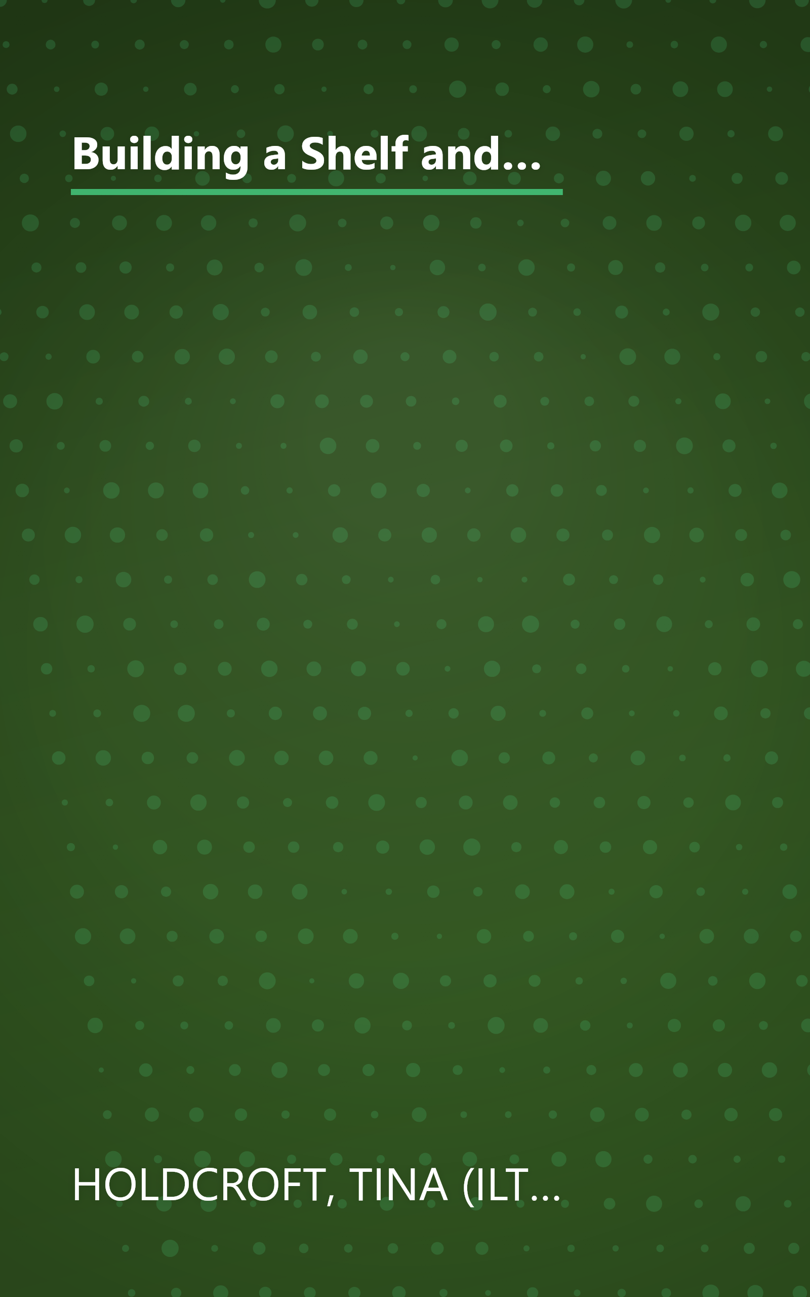 Building a Shelf and a Bike Rack: Beginner II - two hammers ('a little more ambitious') (Building Together Series) book cover