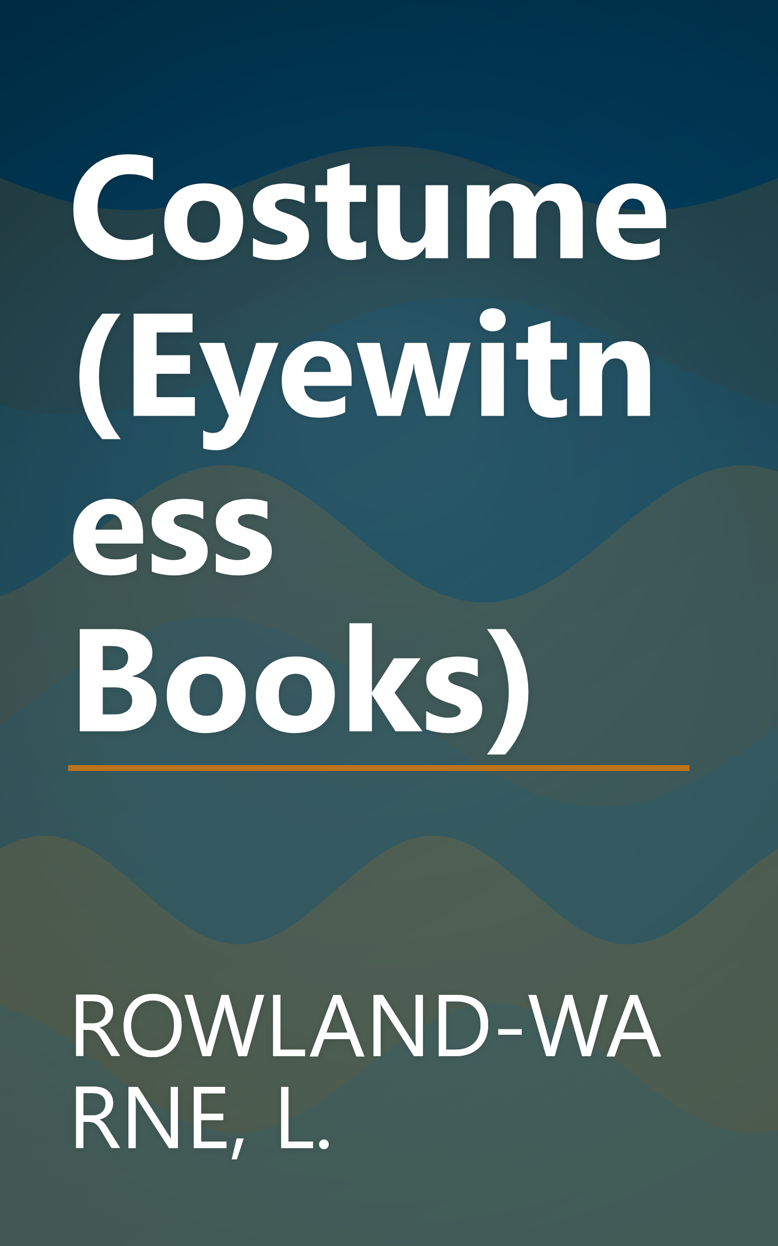 Costume (Eyewitness Books) book cover