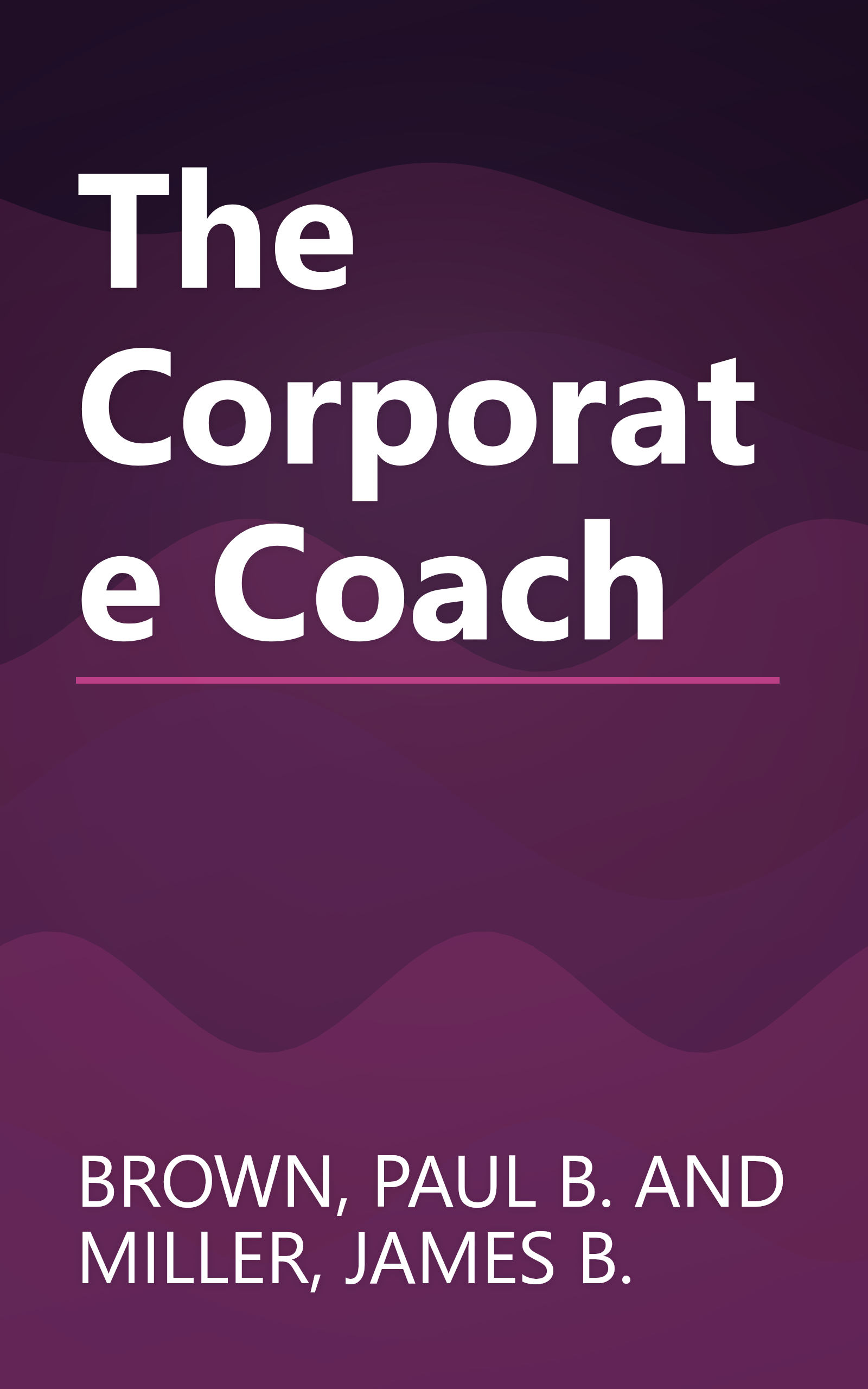 The Corporate Coach book cover