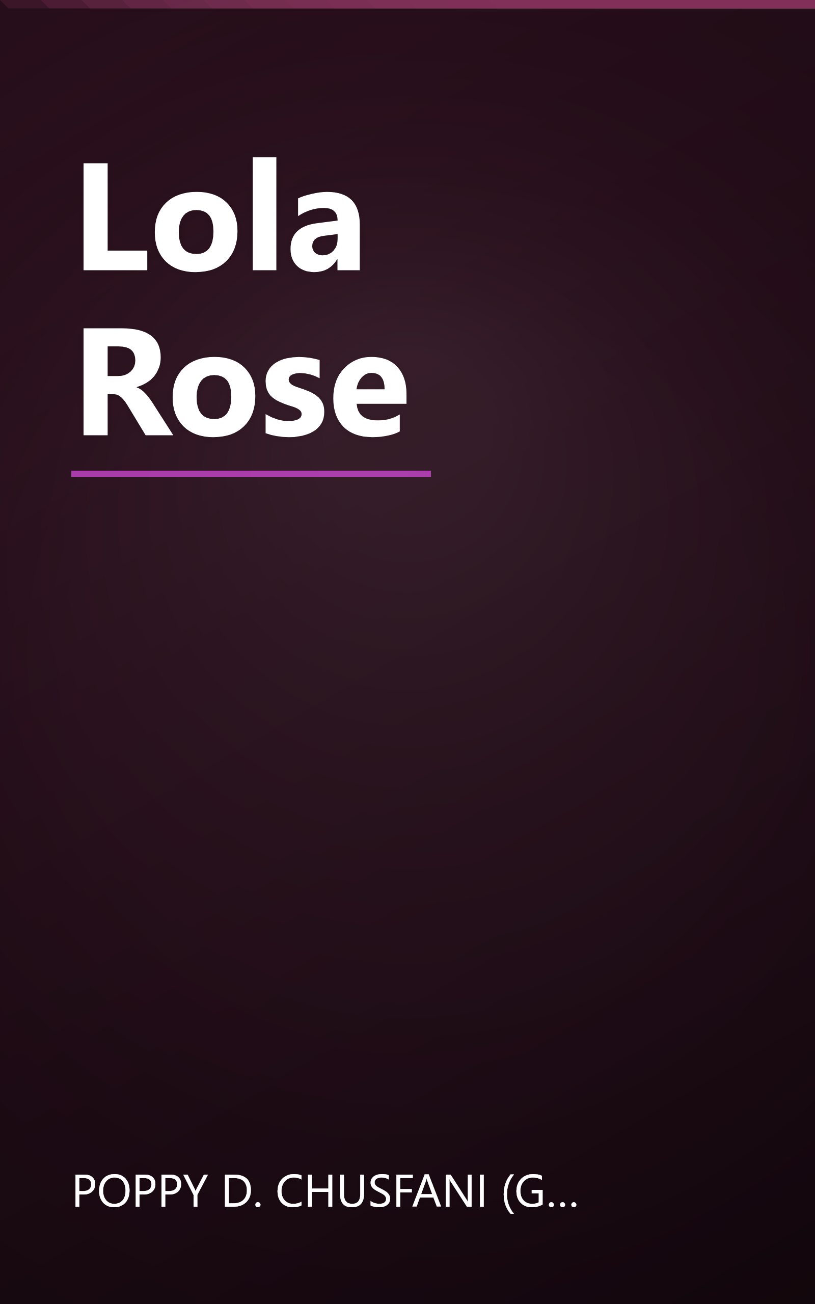 Lola Rose book cover