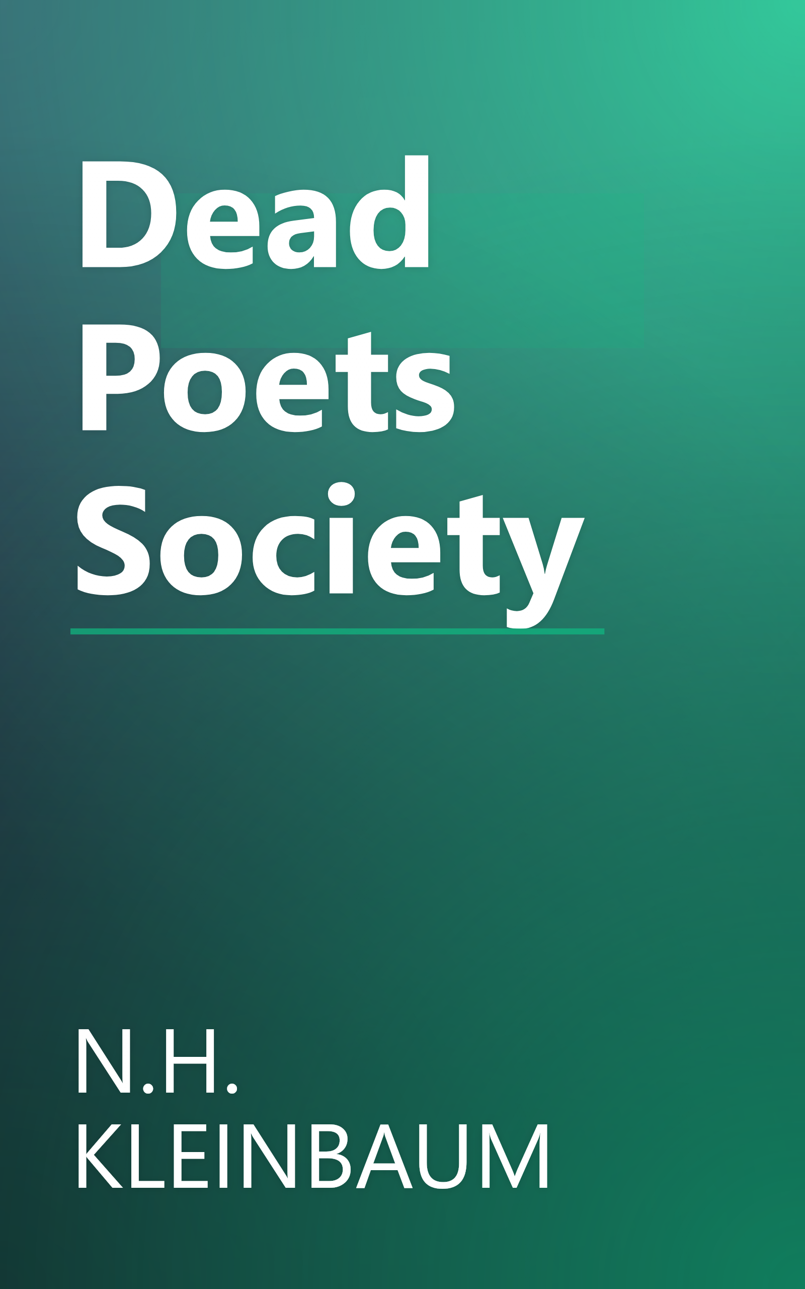 Dead Poets Society book cover
