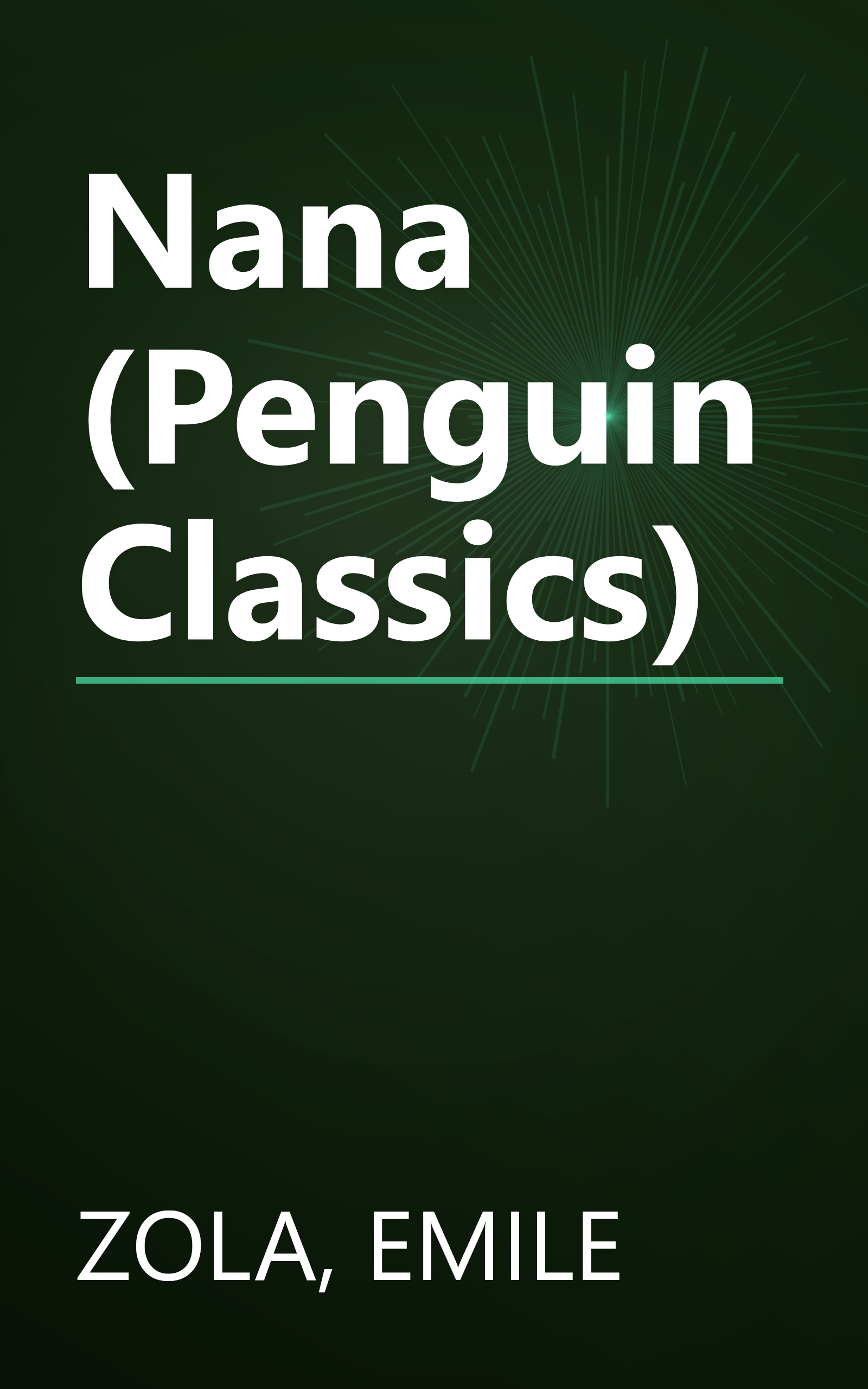 Nana (Penguin Classics) book cover