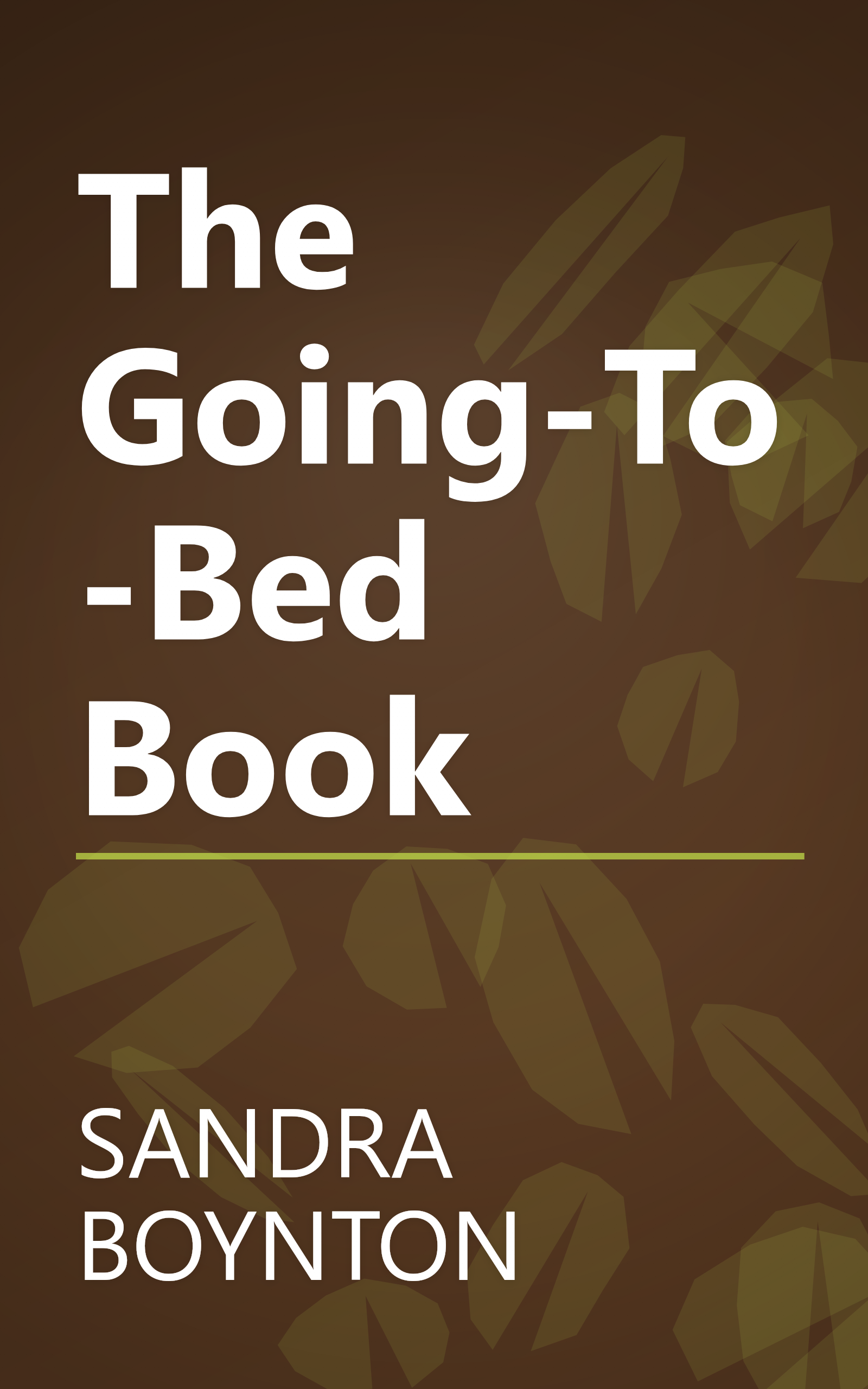 The Going-To-Bed Book book cover
