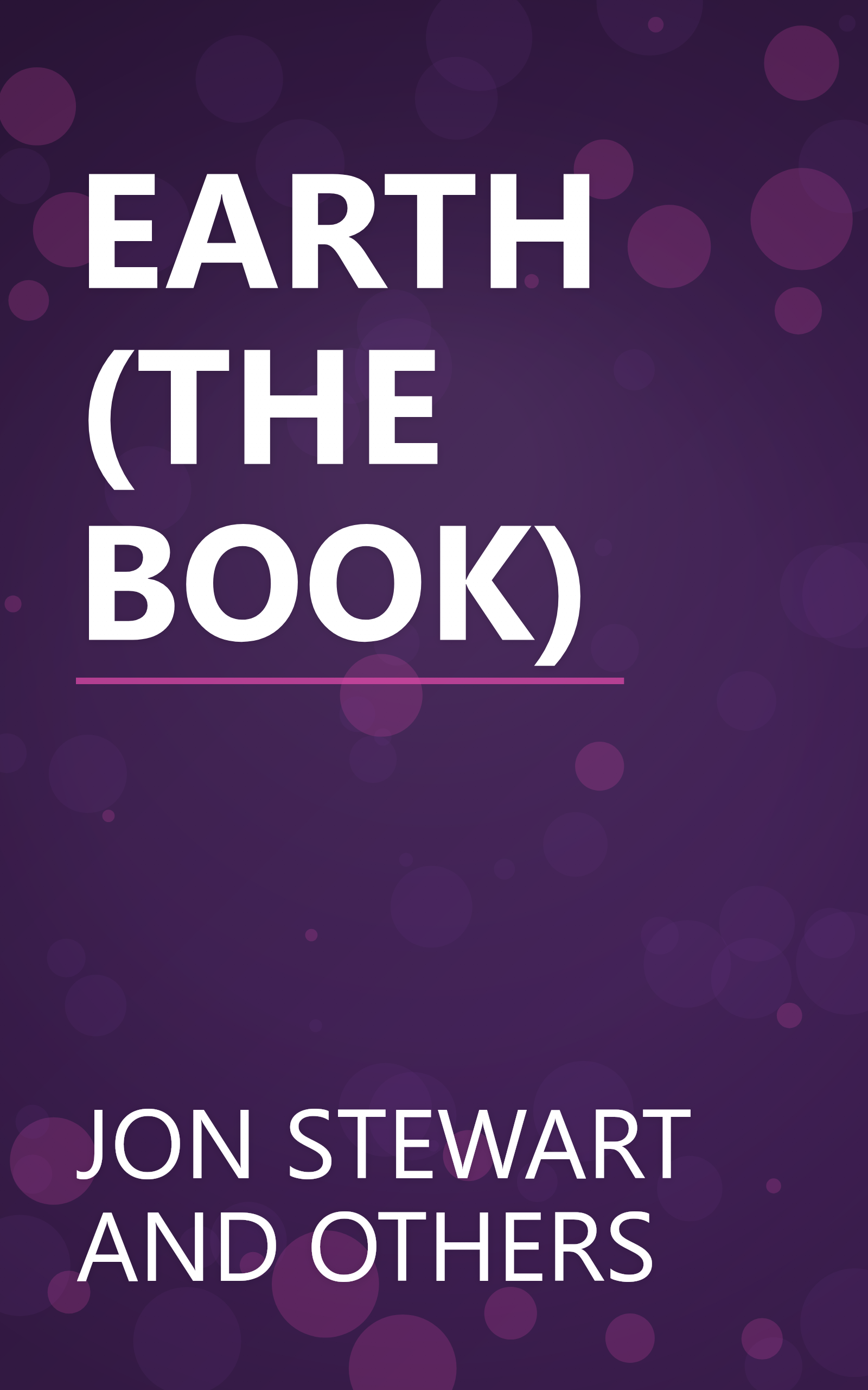 EARTH (THE BOOK) book cover