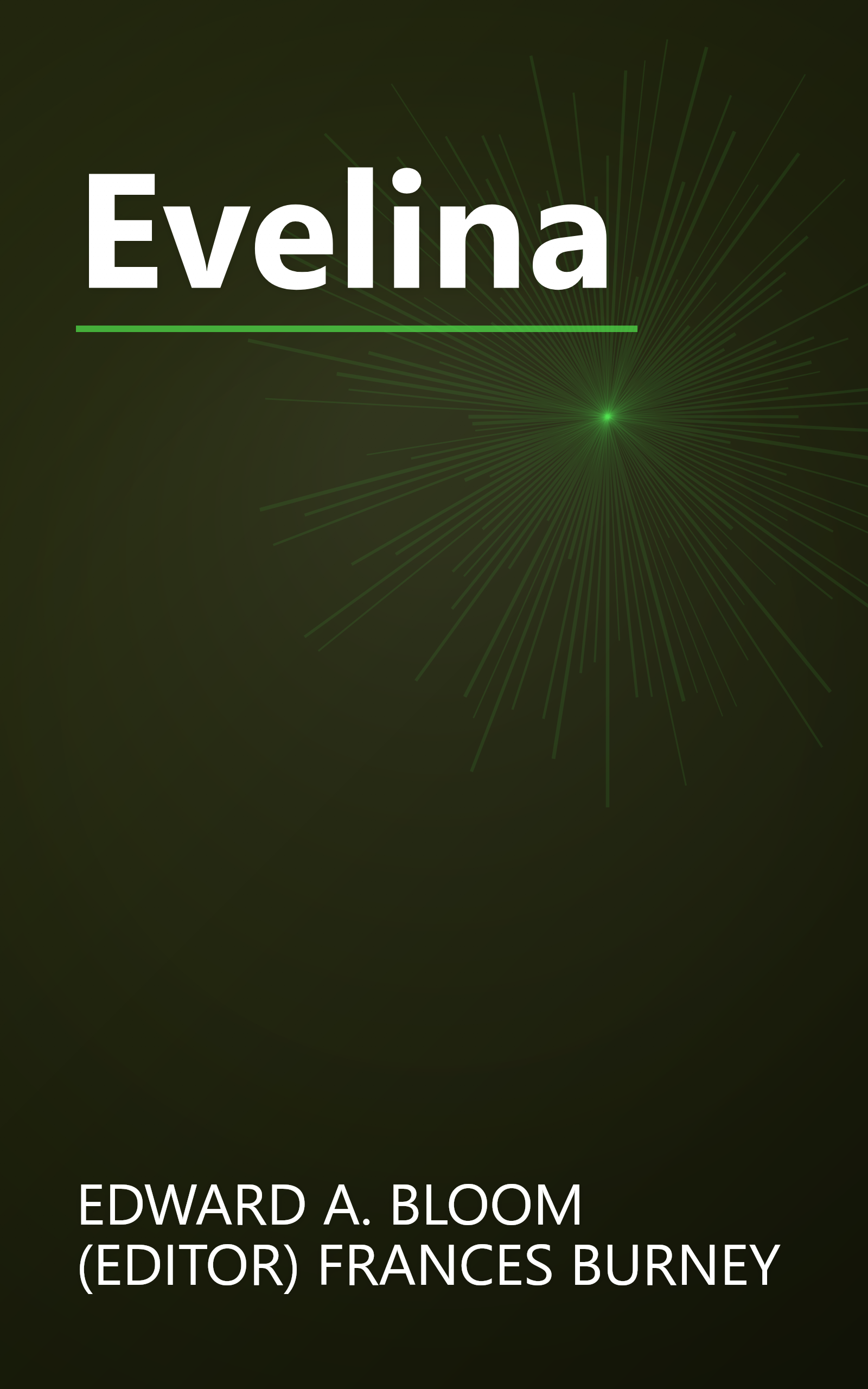 Evelina book cover
