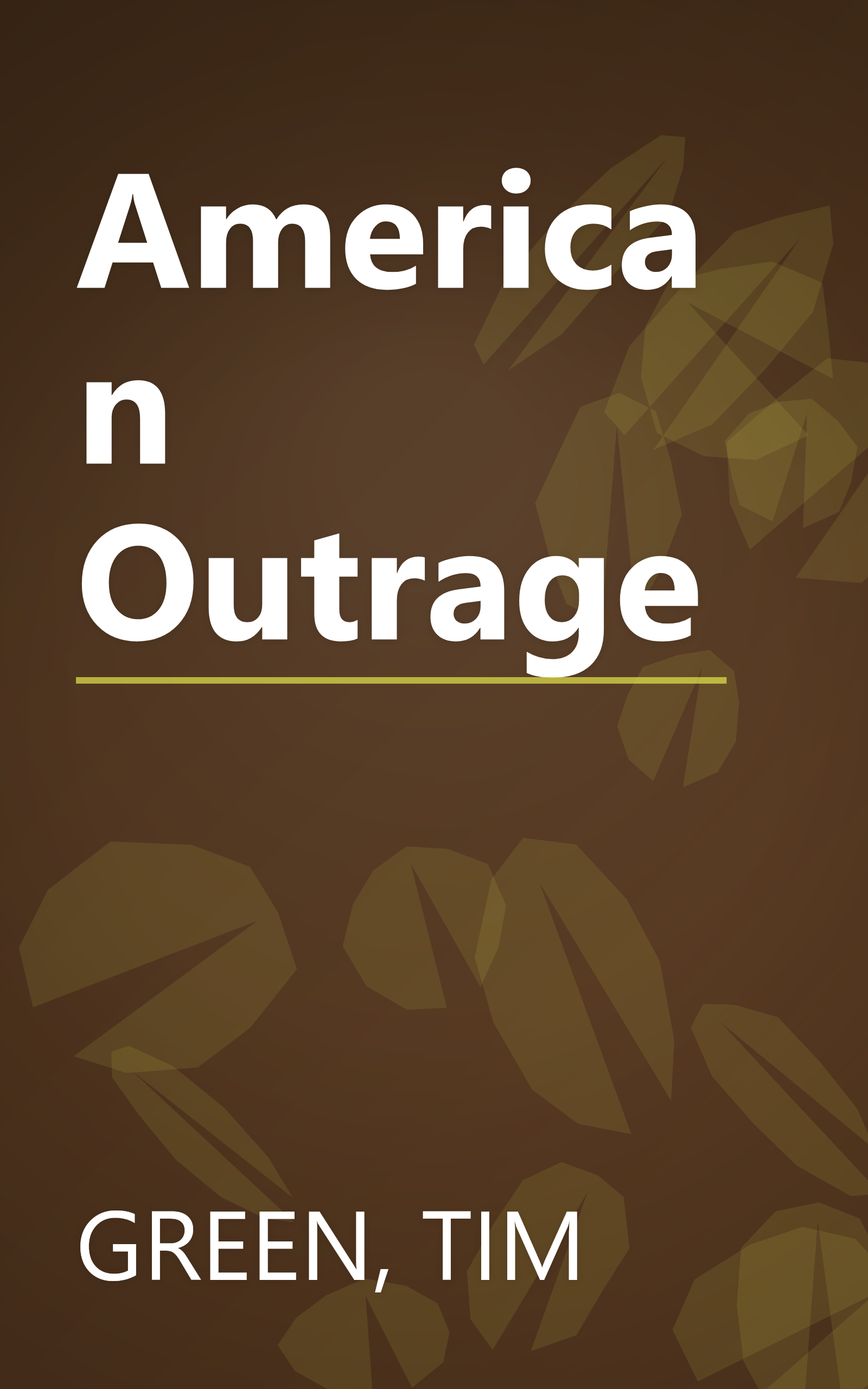 American Outrage book cover