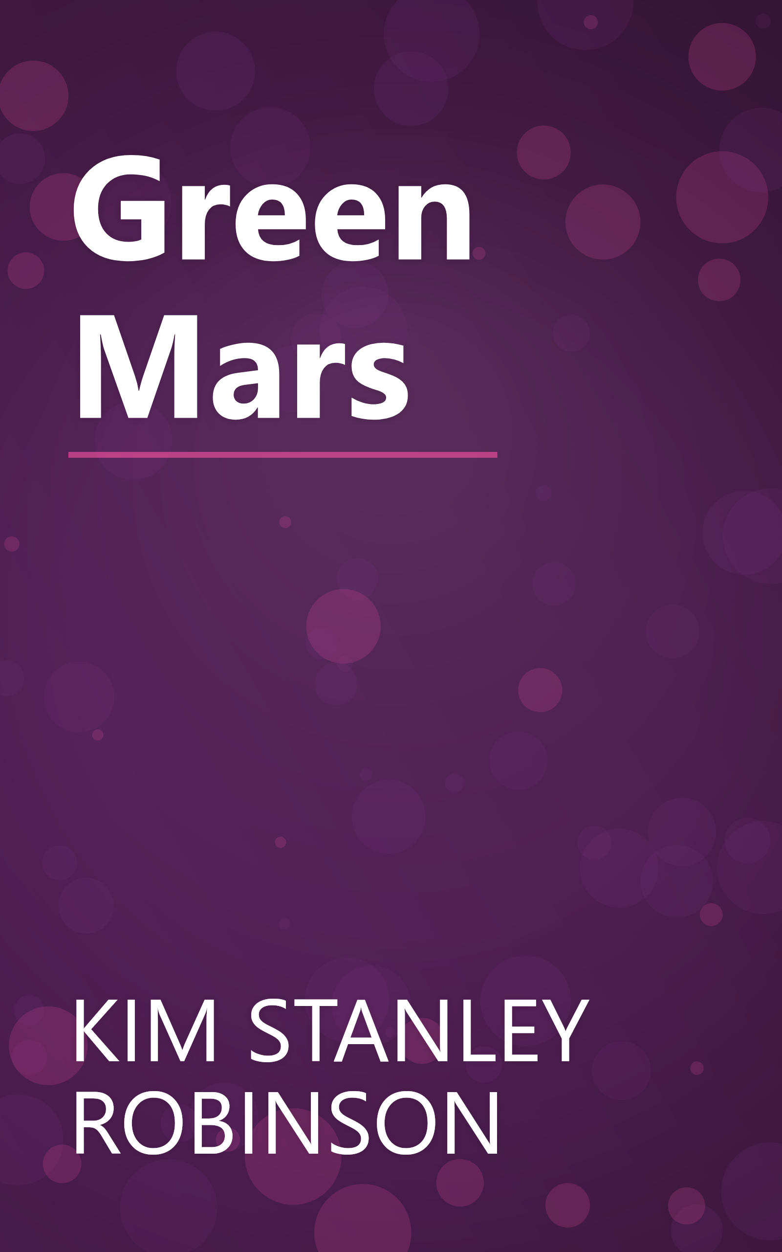 Green Mars book cover