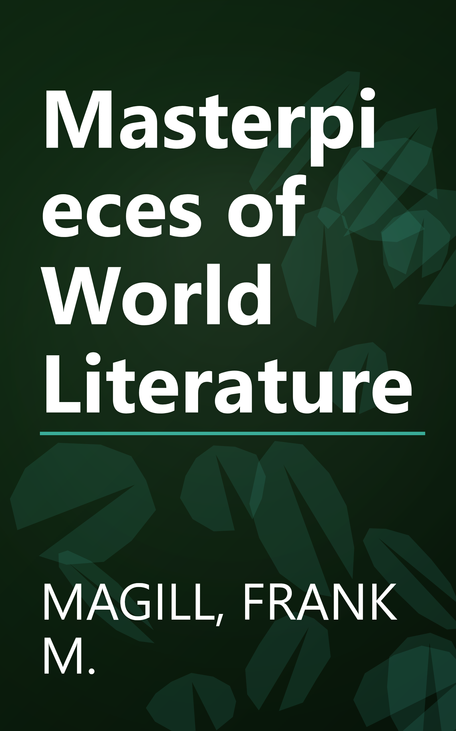 Masterpieces of World Literature book cover