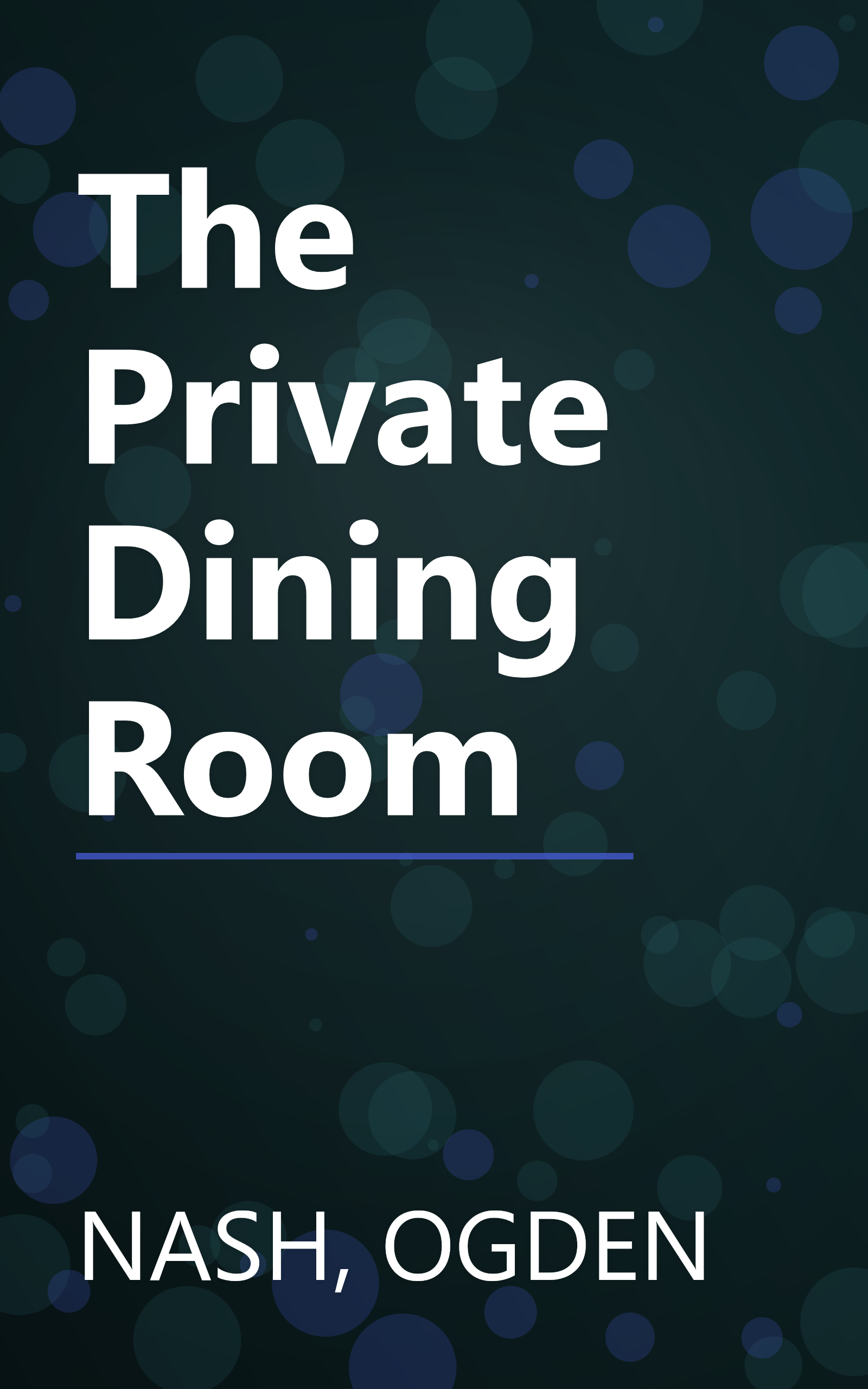 The Private Dining Room book cover