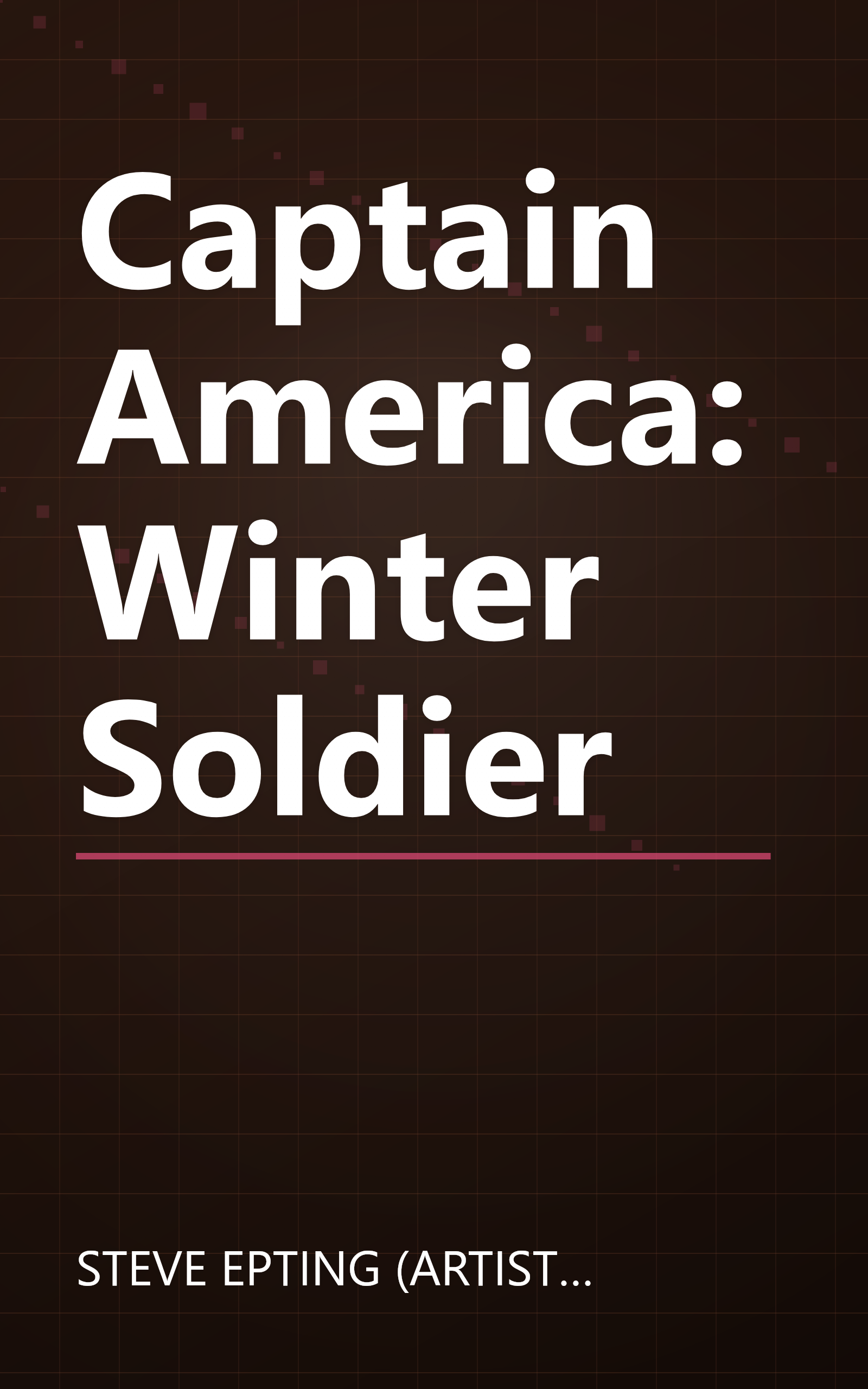 Captain America: Winter Soldier book cover