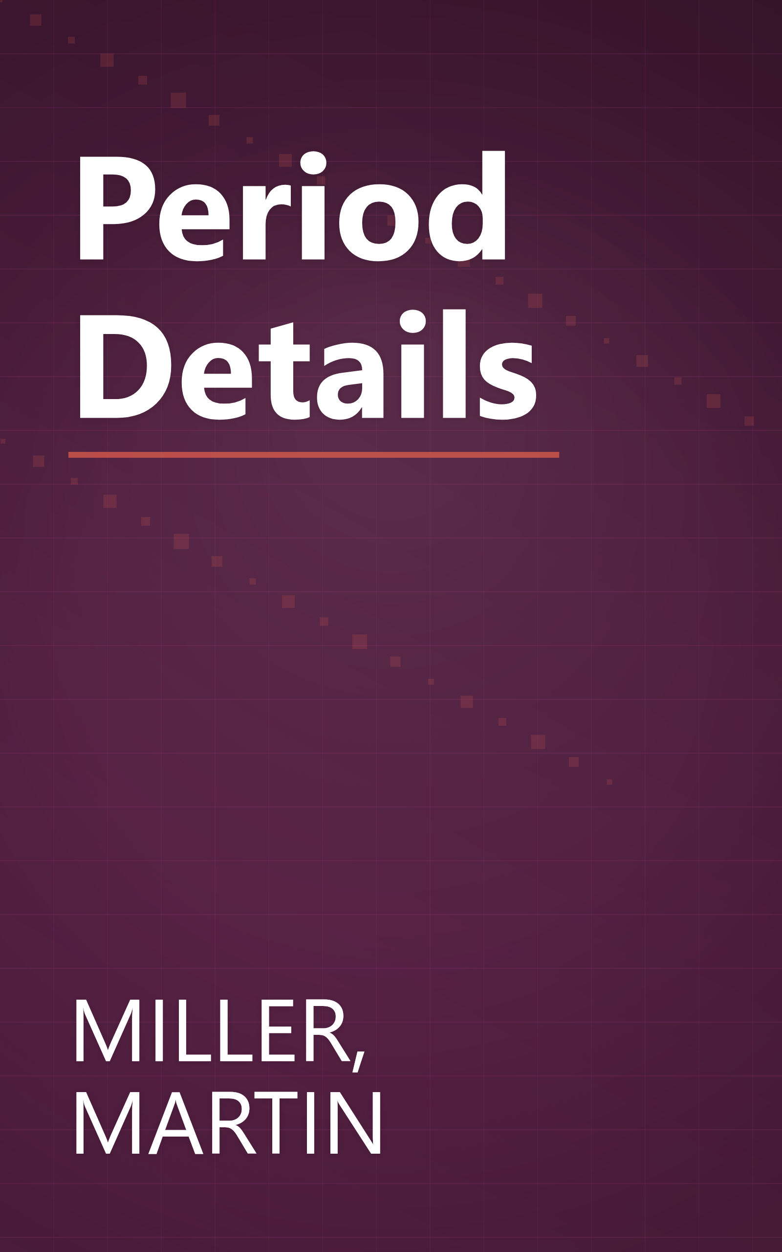 Period Details book cover