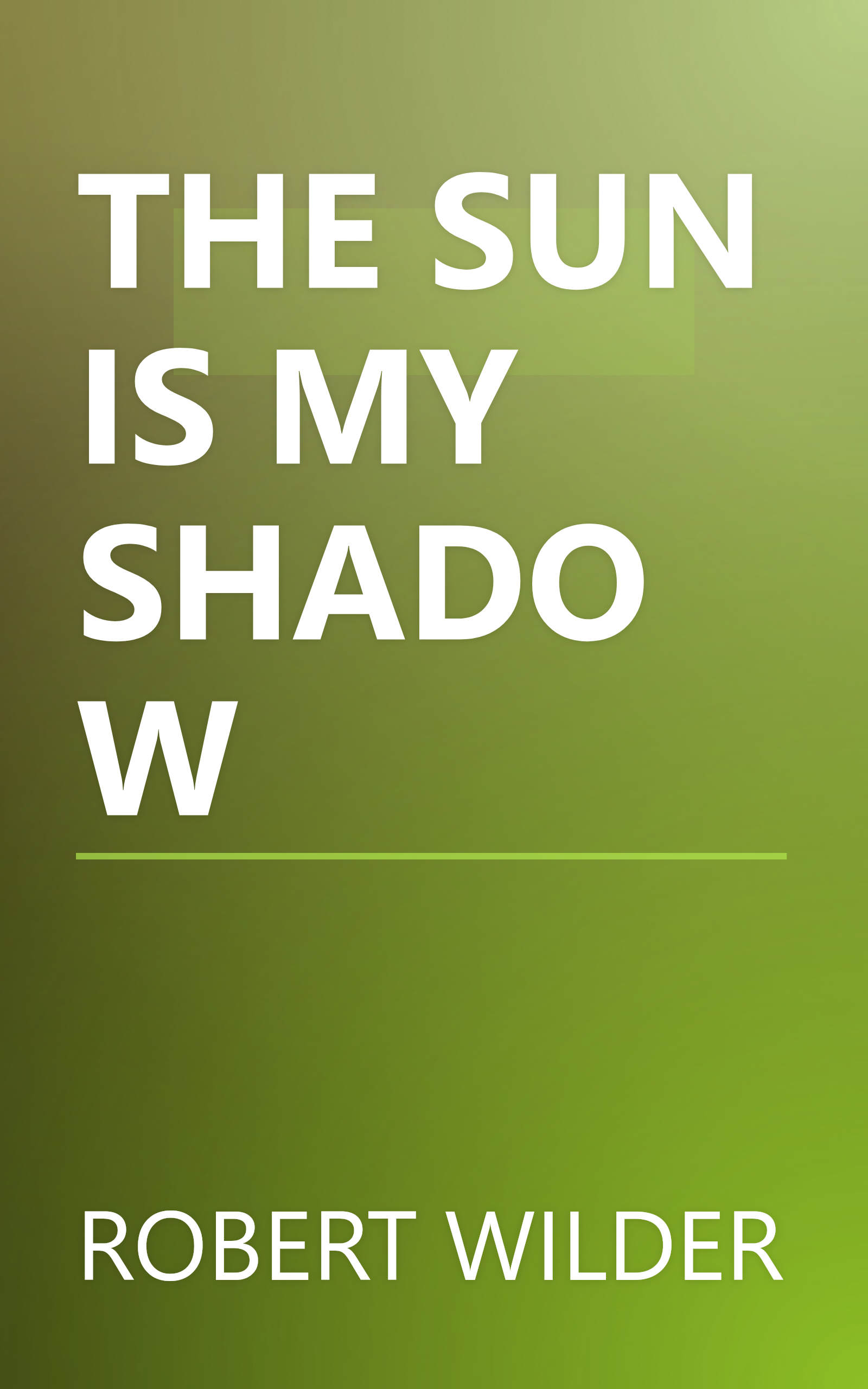 THE SUN IS MY SHADOW book cover