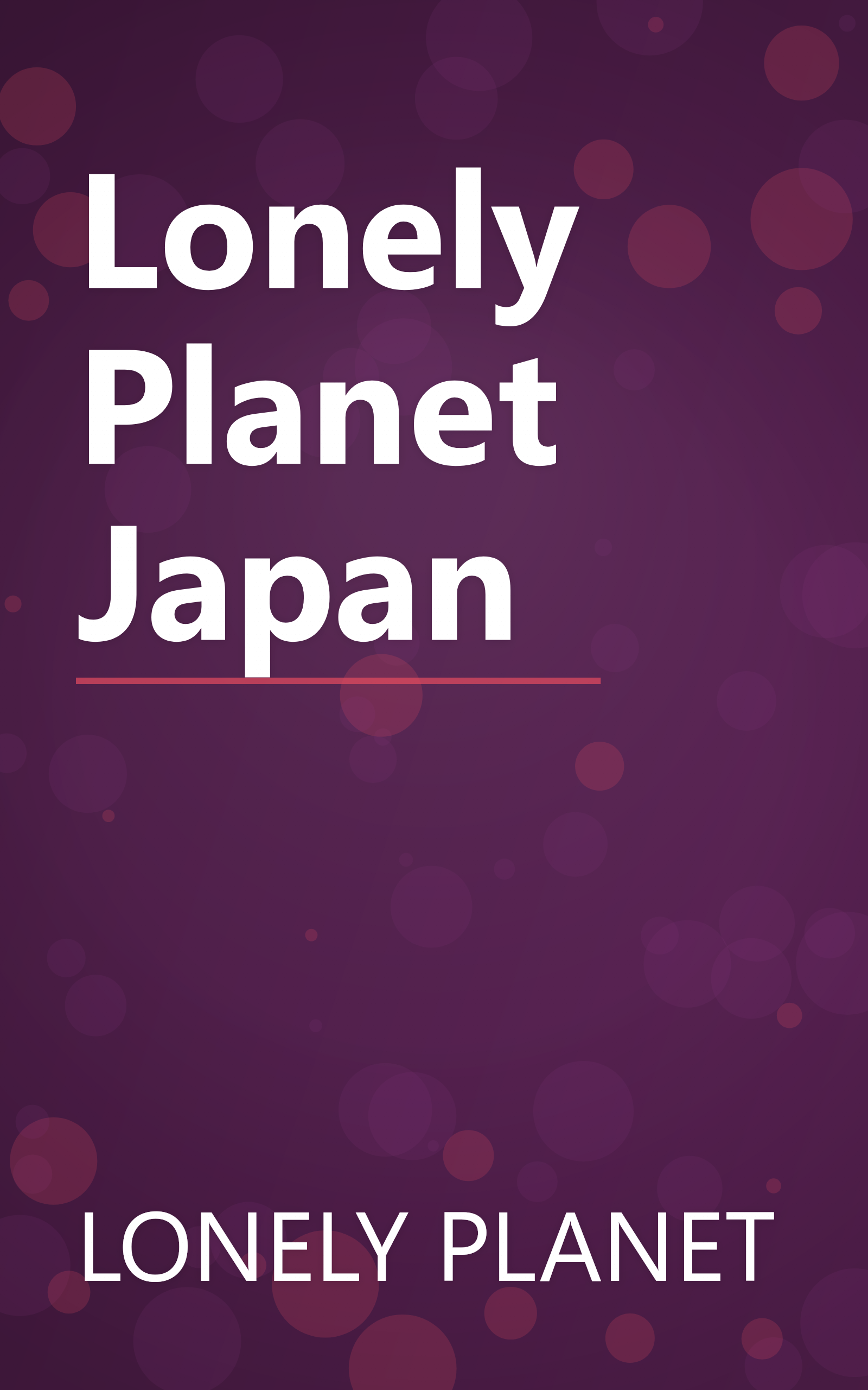 Lonely Planet Japan book cover