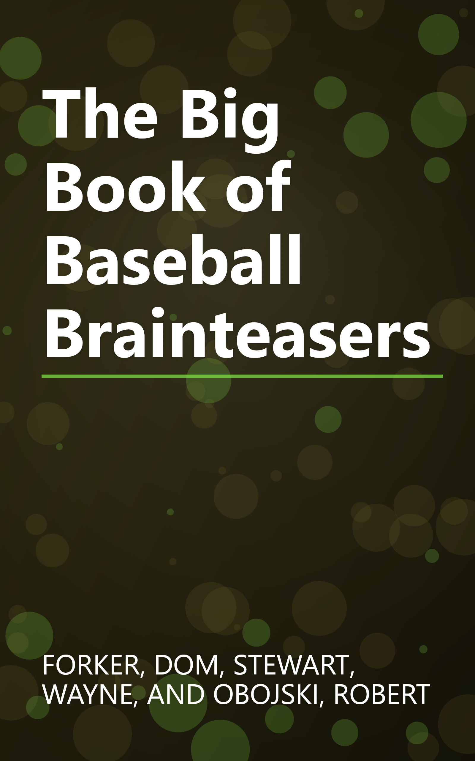 The Big Book of Baseball Brainteasers book cover