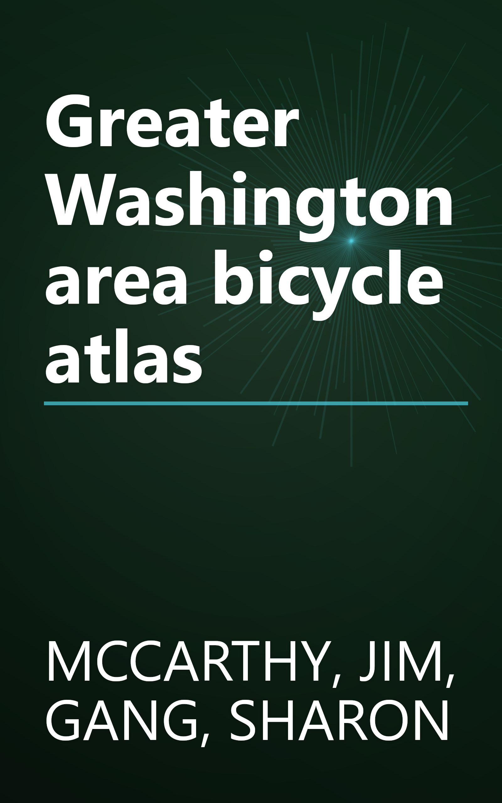 Greater Washington area bicycle atlas book cover
