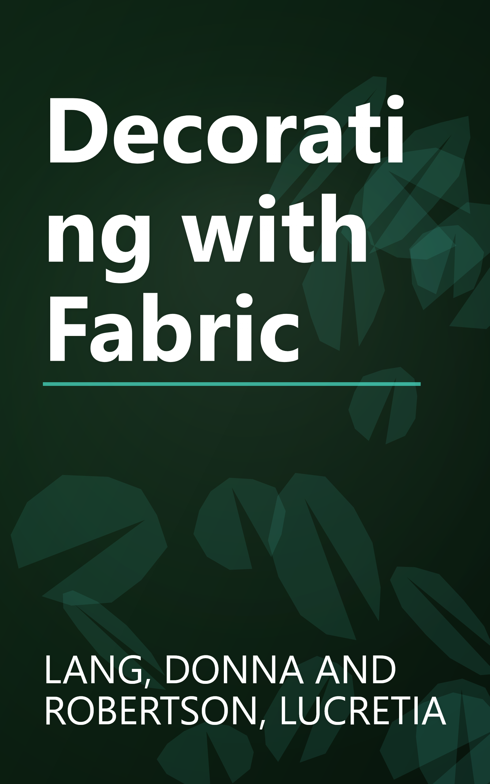 Decorating with Fabric book cover