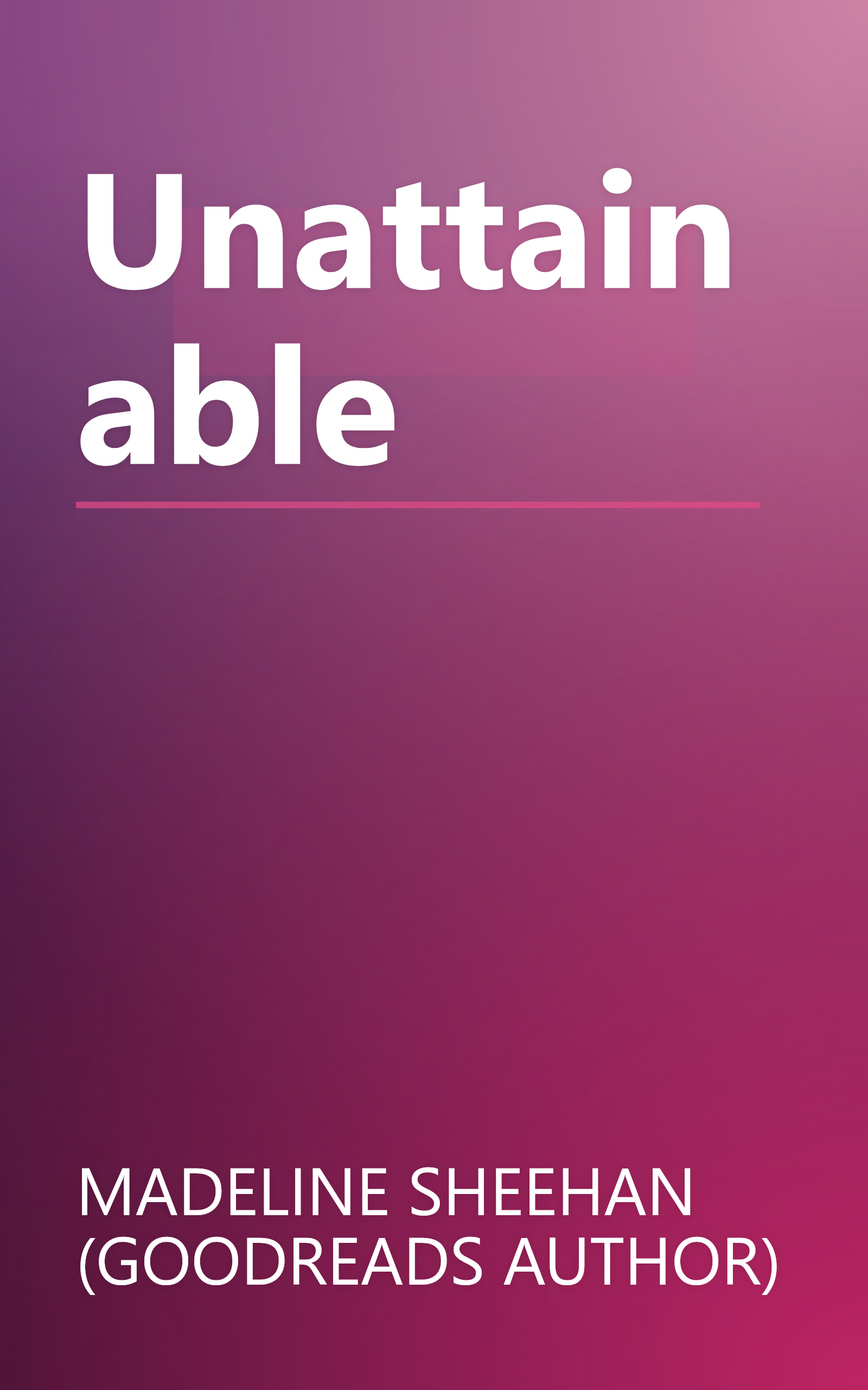 Unattainable book cover