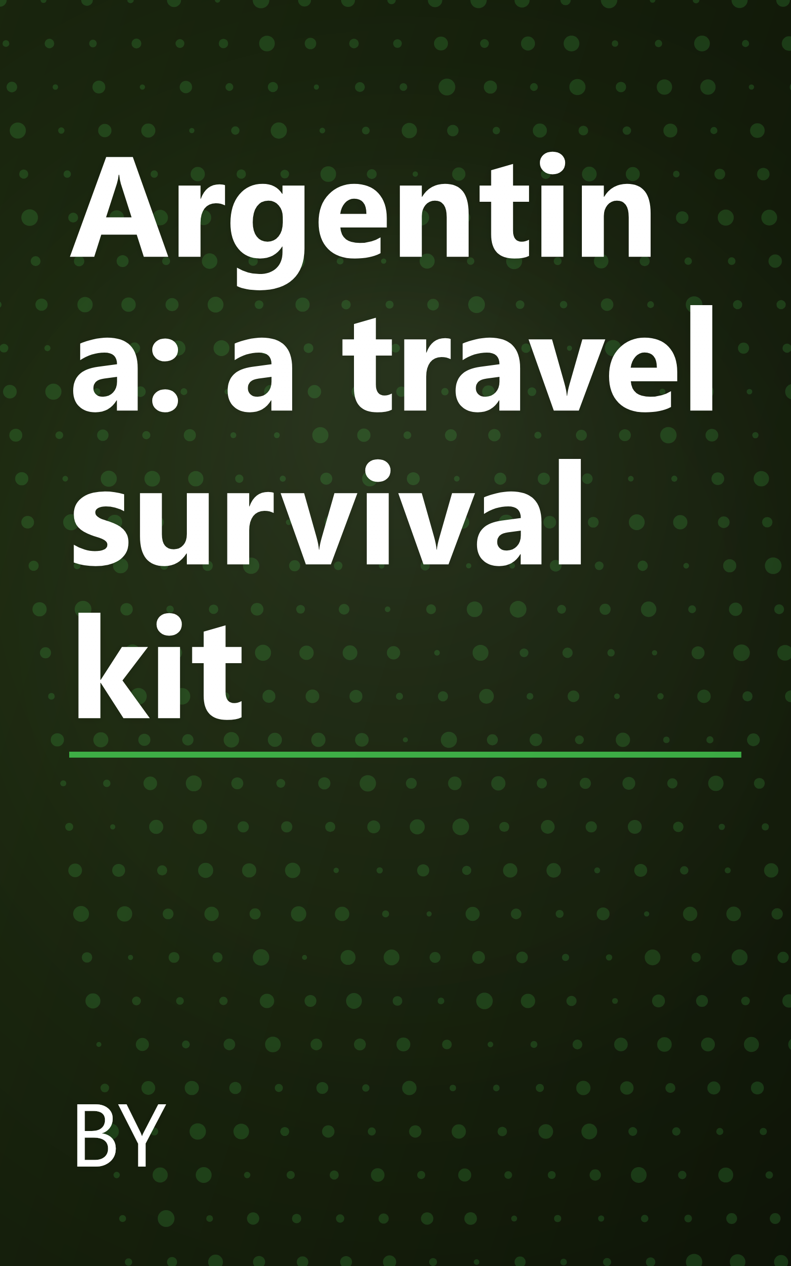 Argentina: a travel survival kit book cover